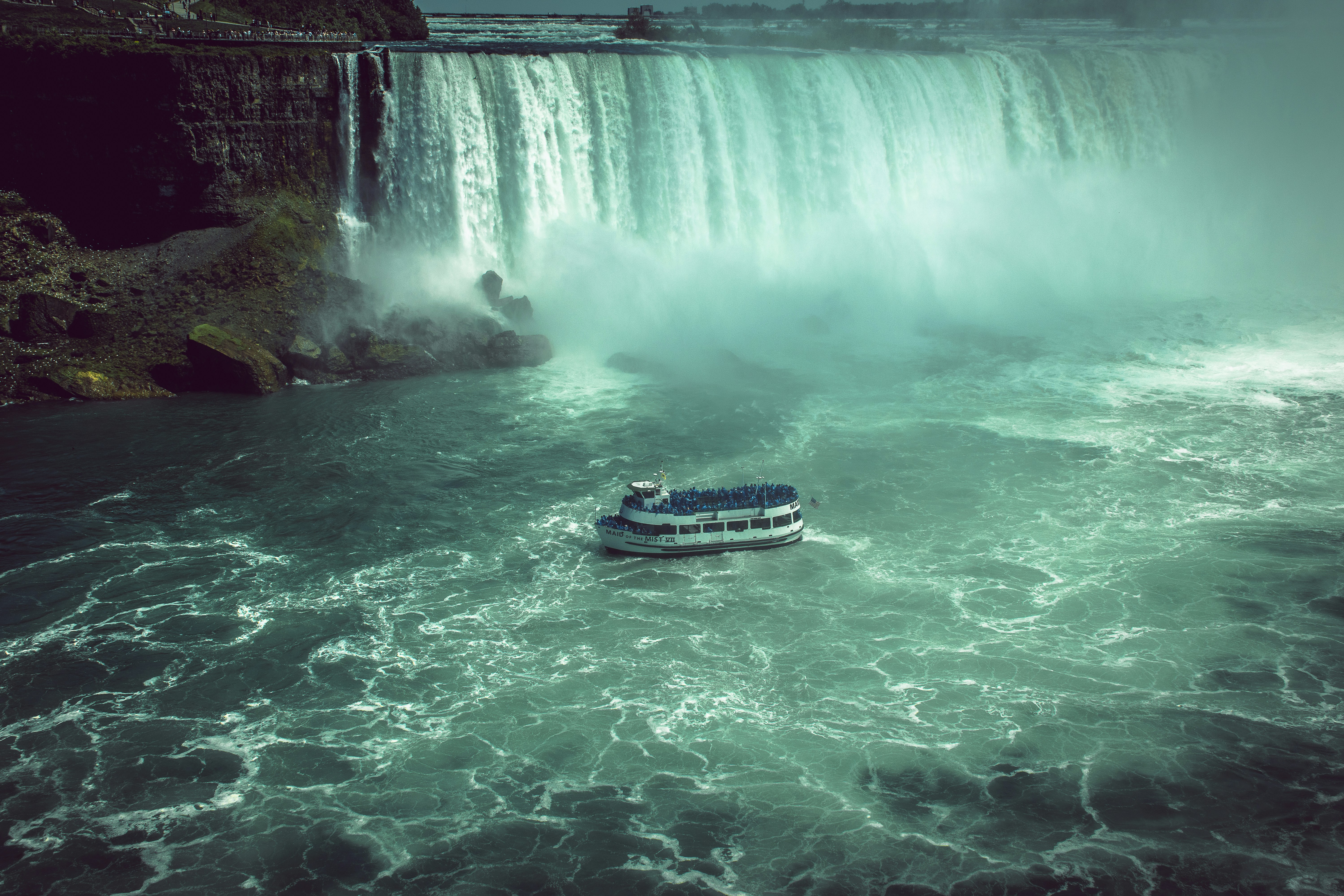 Lone ship moving towards the fallUdayaditya Barua