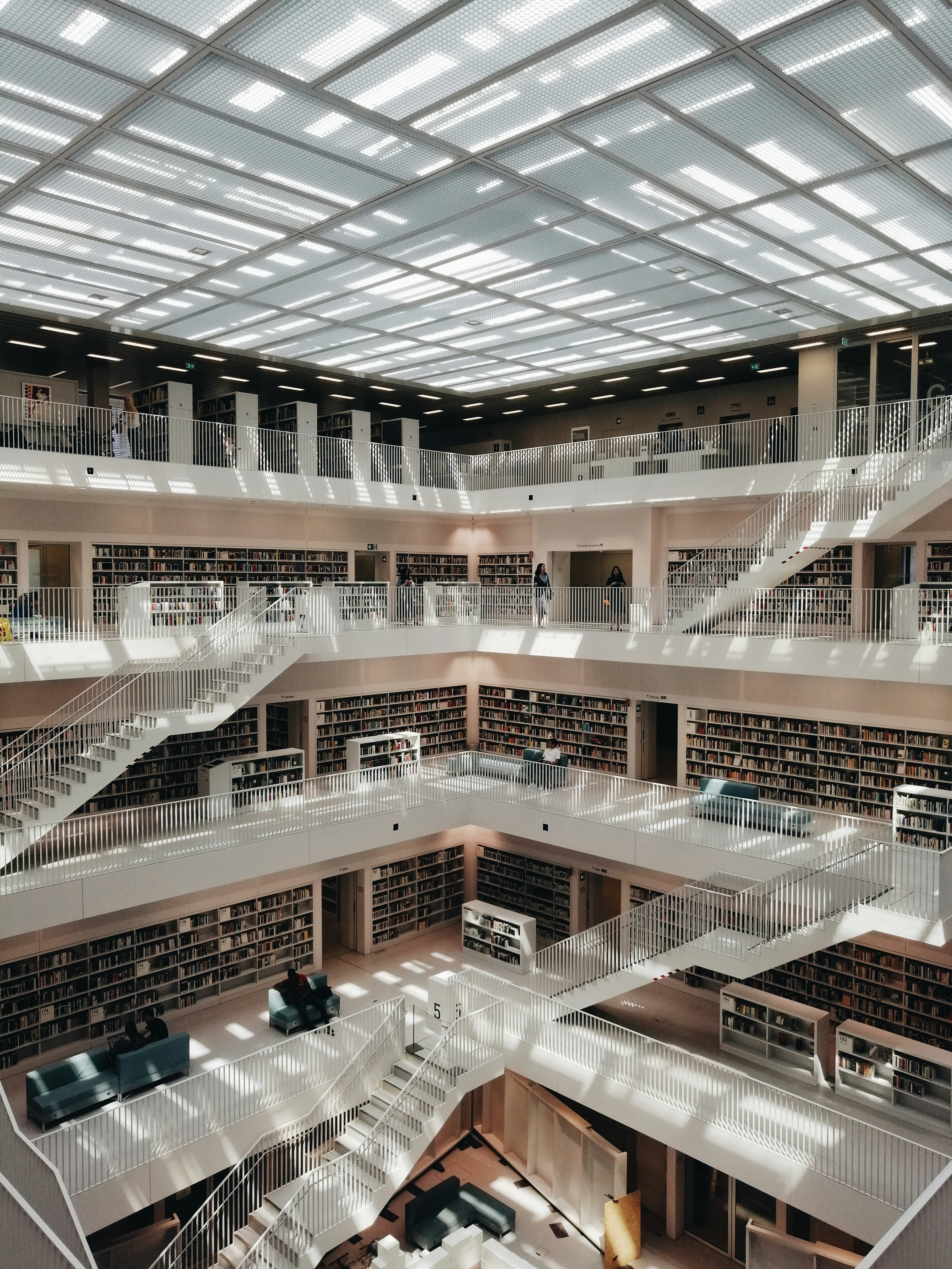 People walking inside building during daytime photo – Free Stuttgart ...