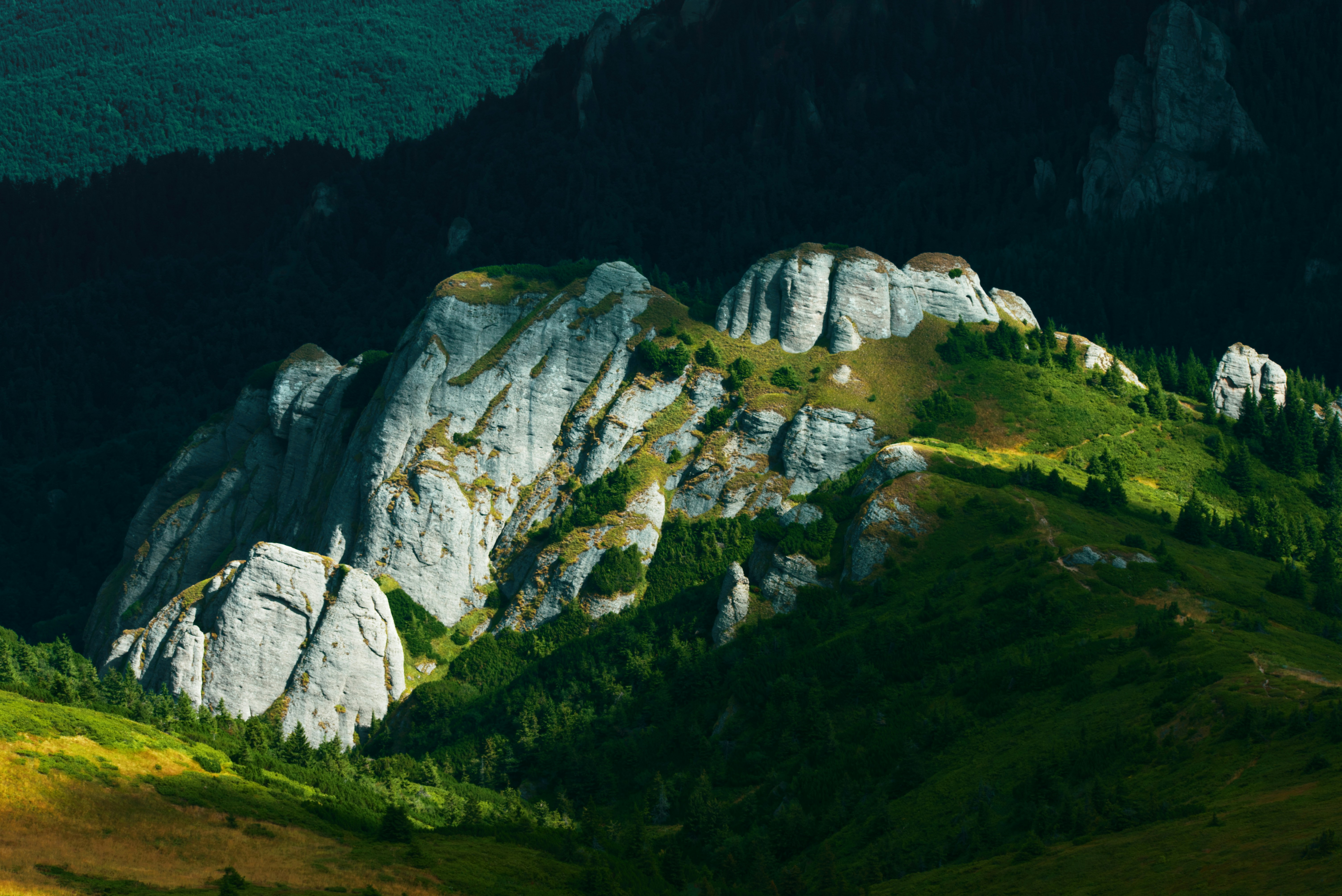 Limestone Ridge Under Dappled Light