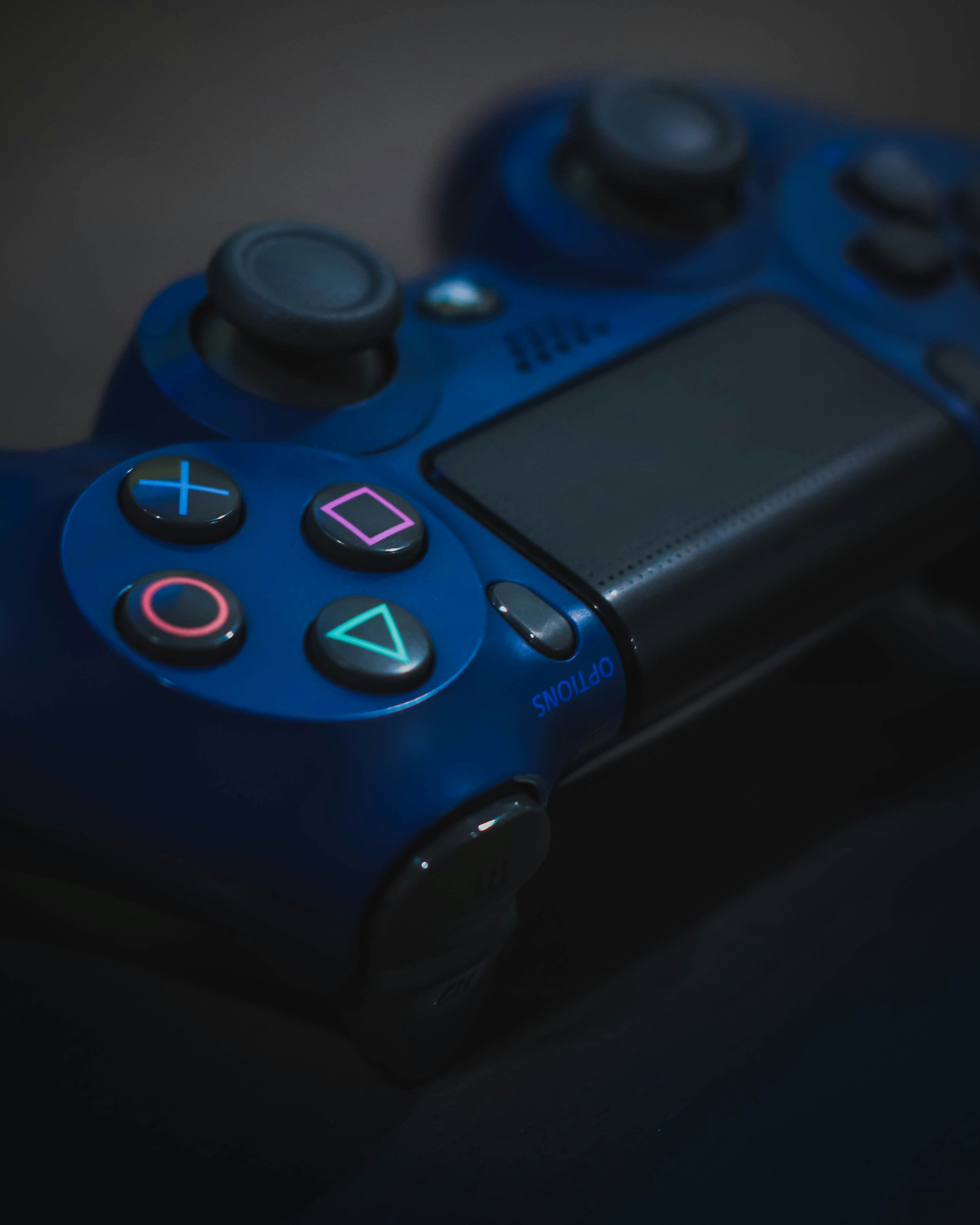 Azul sony ps 4 controlador de jogo foto – Imagem grátis sobre Azul na ...