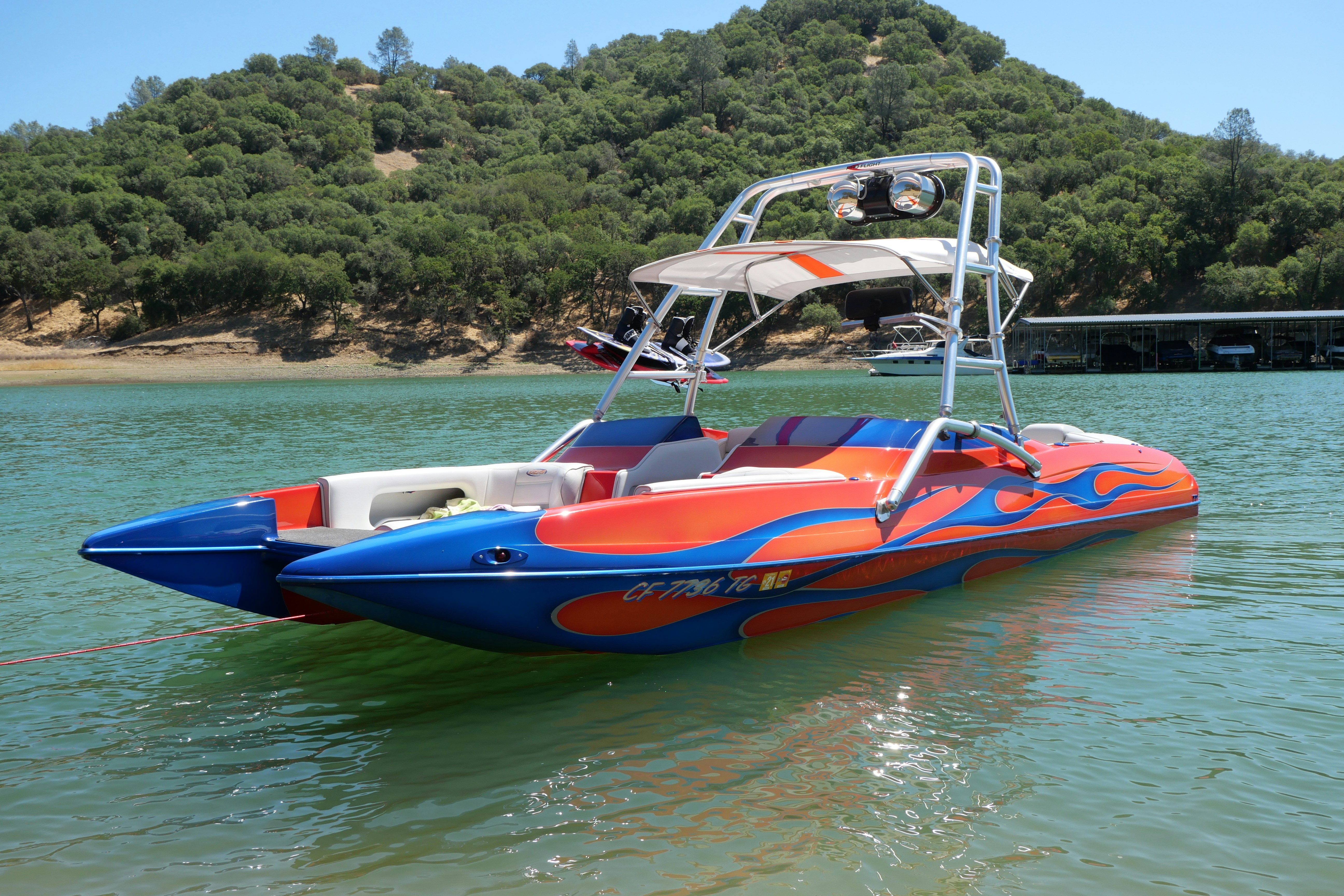 My friend's boat. Love hearing that engine roar!