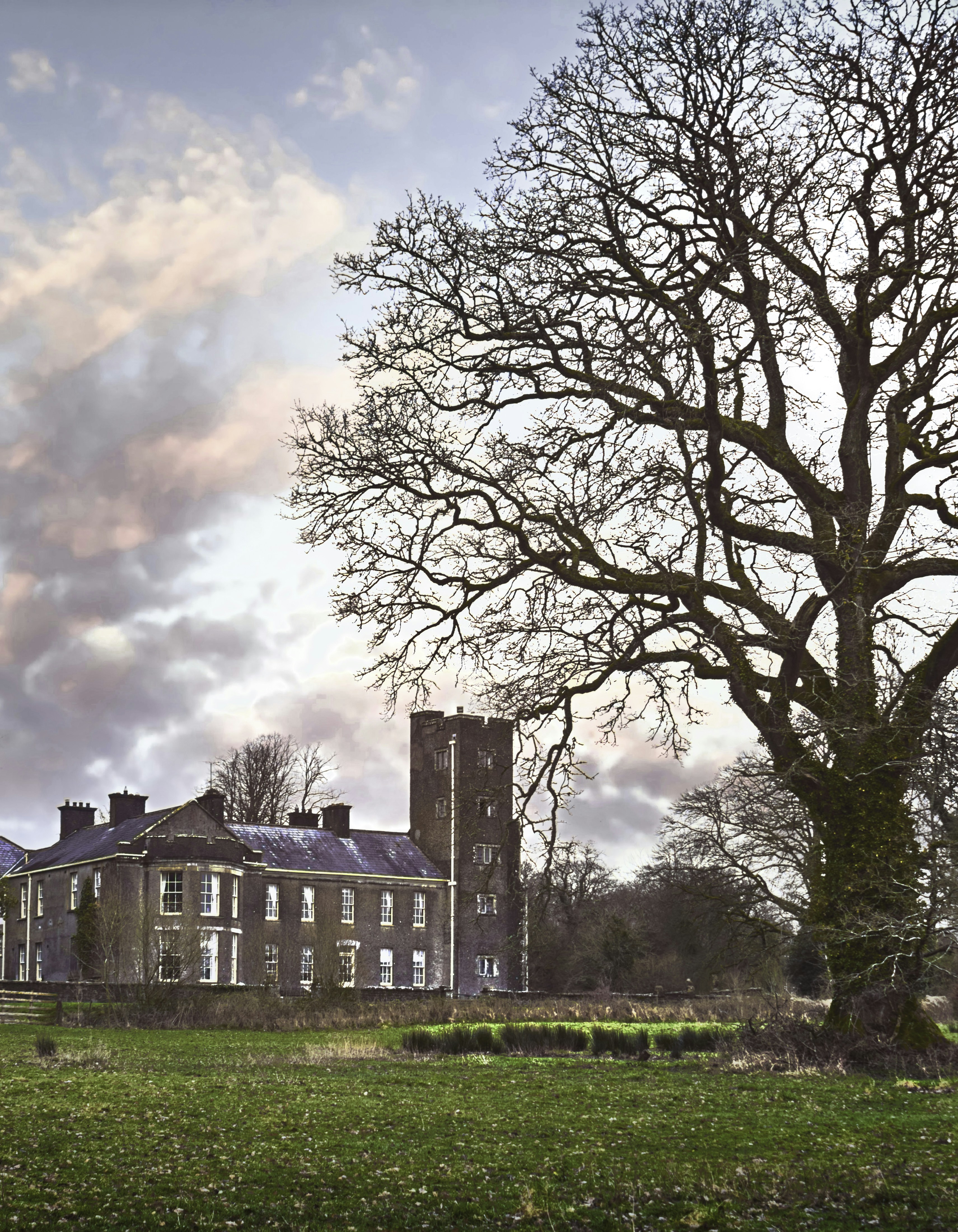 The 17th Century Belle Isle Castle after a late winter/early spring storm.(Mar., 2020)