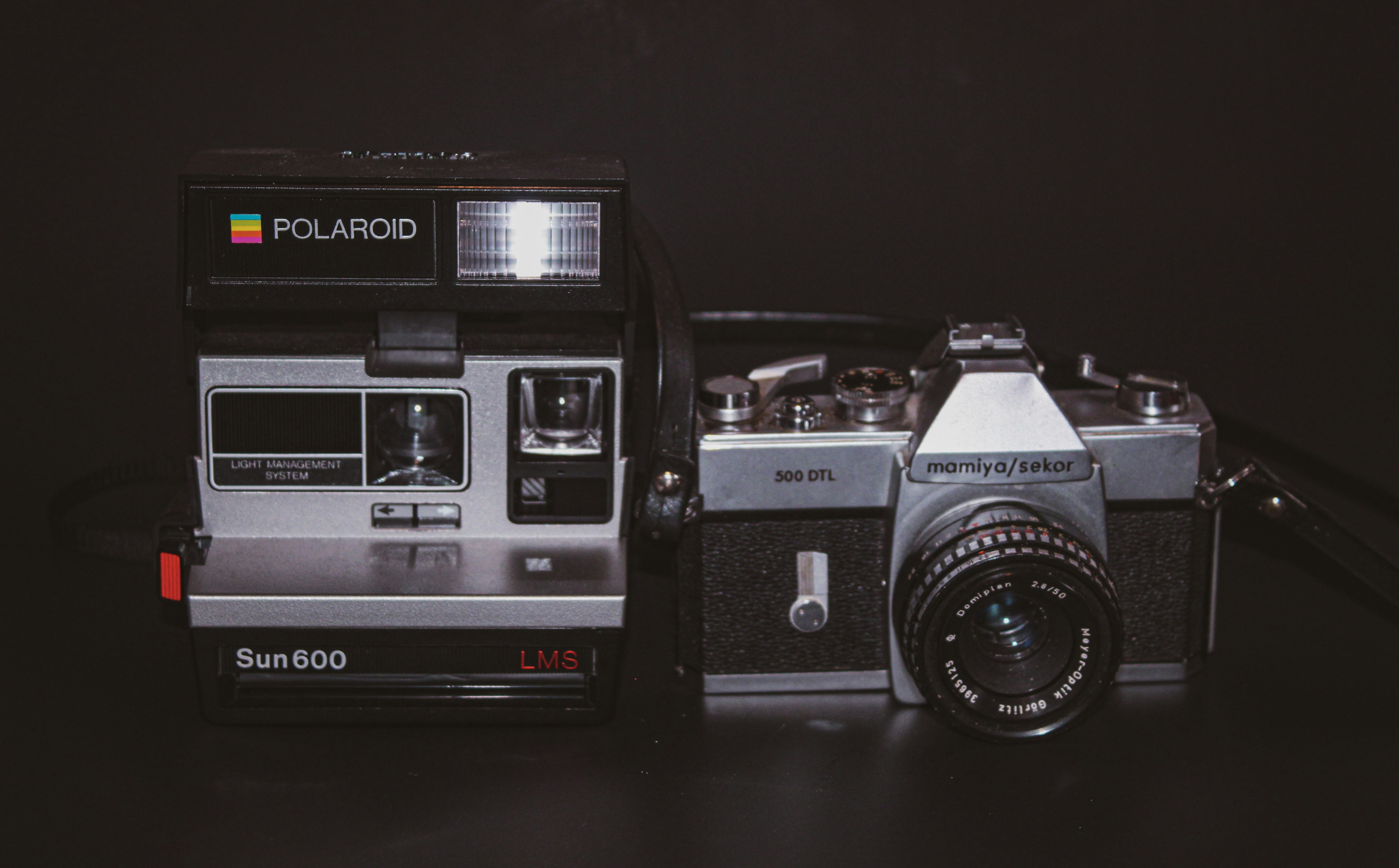 Black and silver polaroid camera photo – Free Grey Image on Unsplash