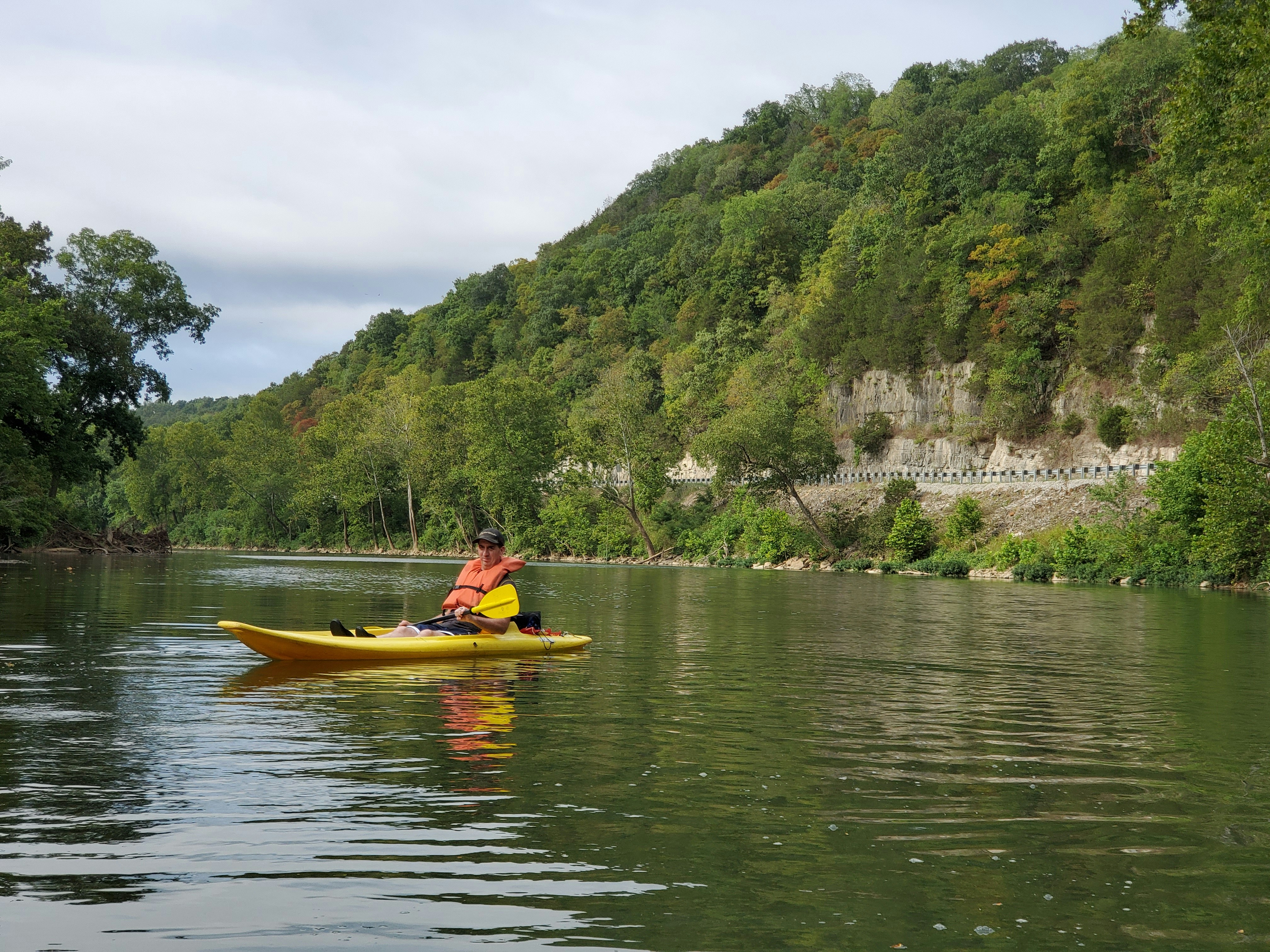 Man and woman riding on yellow kayak on lake during daytime photo ...