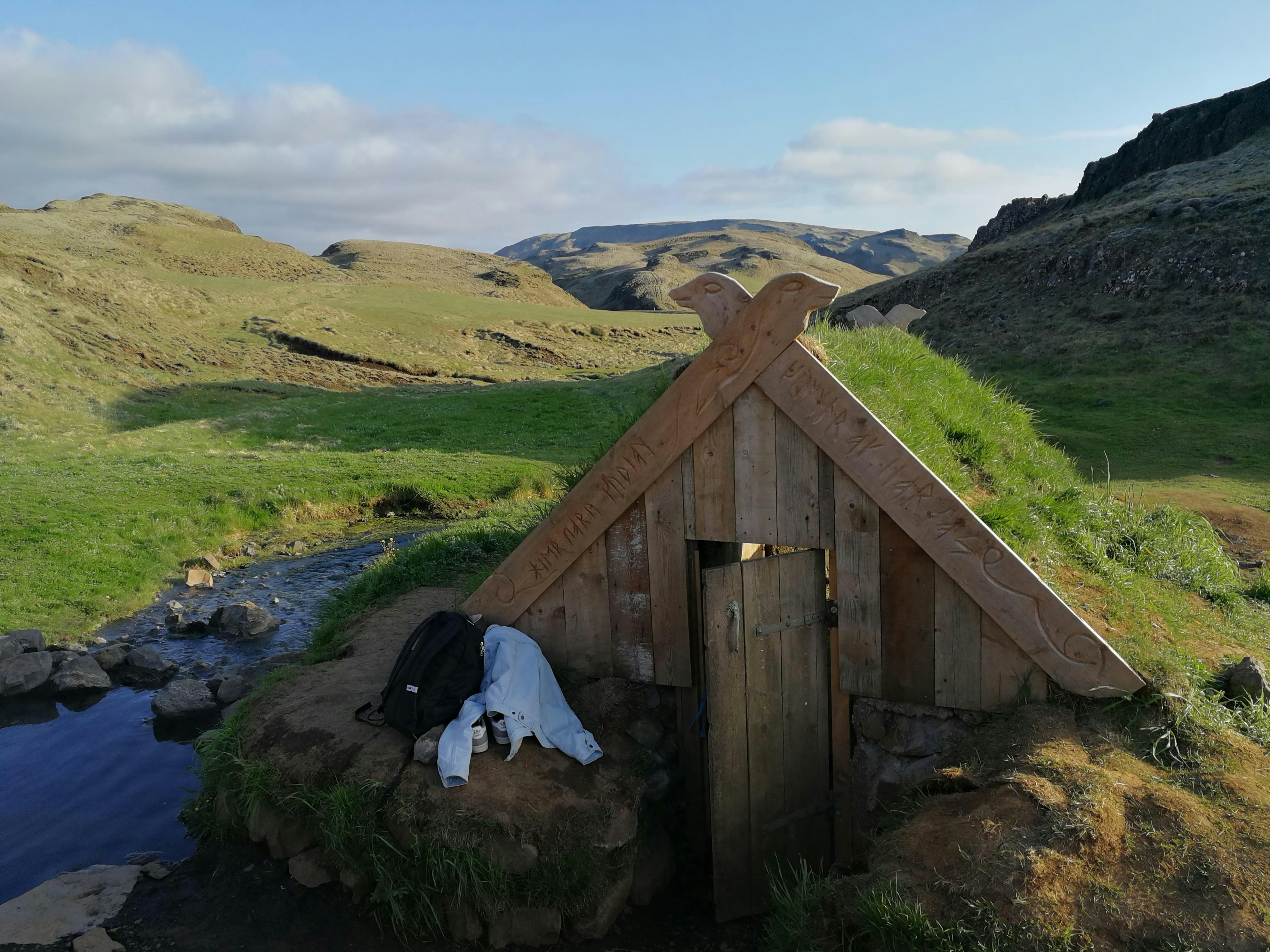 Hewn Shelter on a Quiet Highland Rise