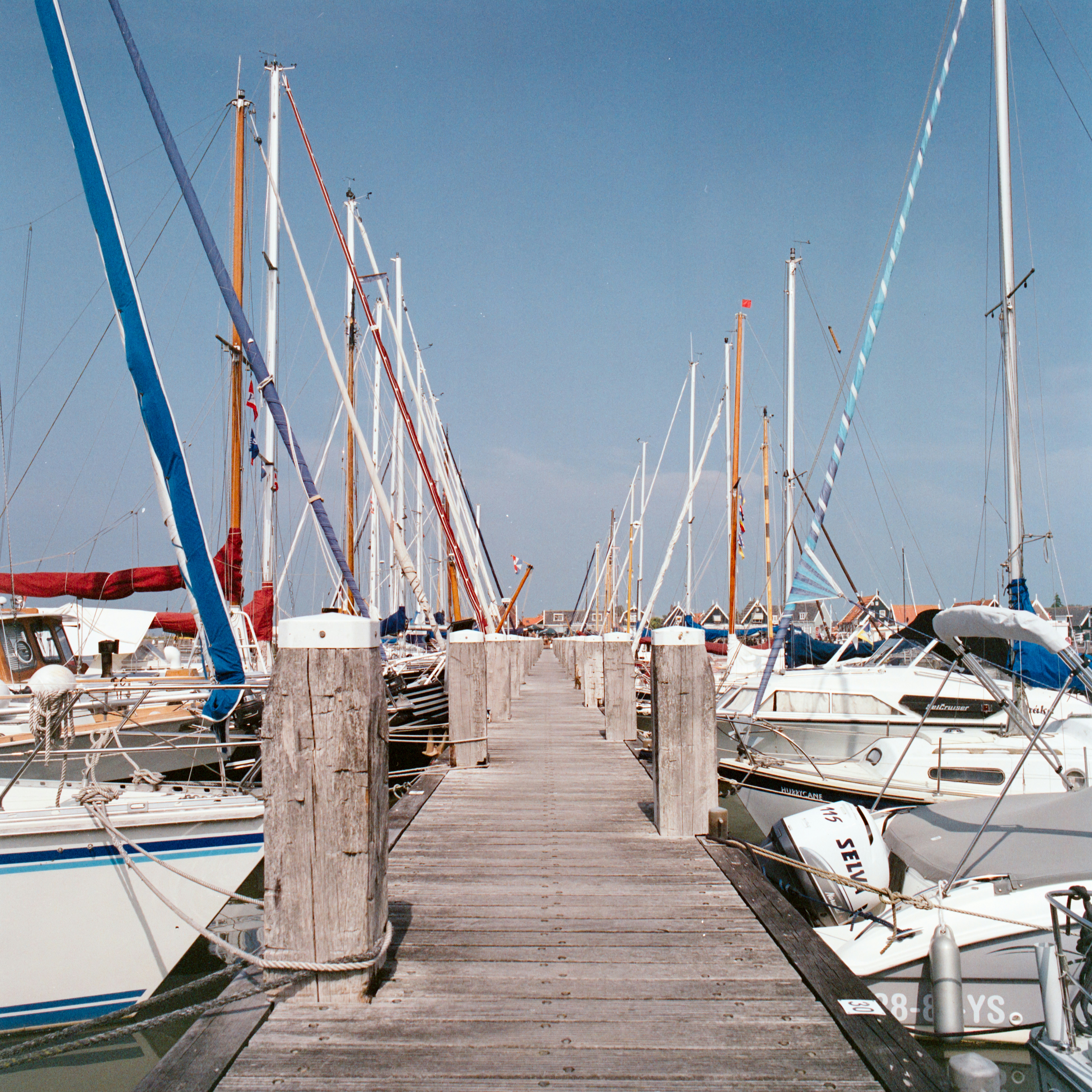 White and blue boat on dock during daytime photo – Free Grey Image on ...
