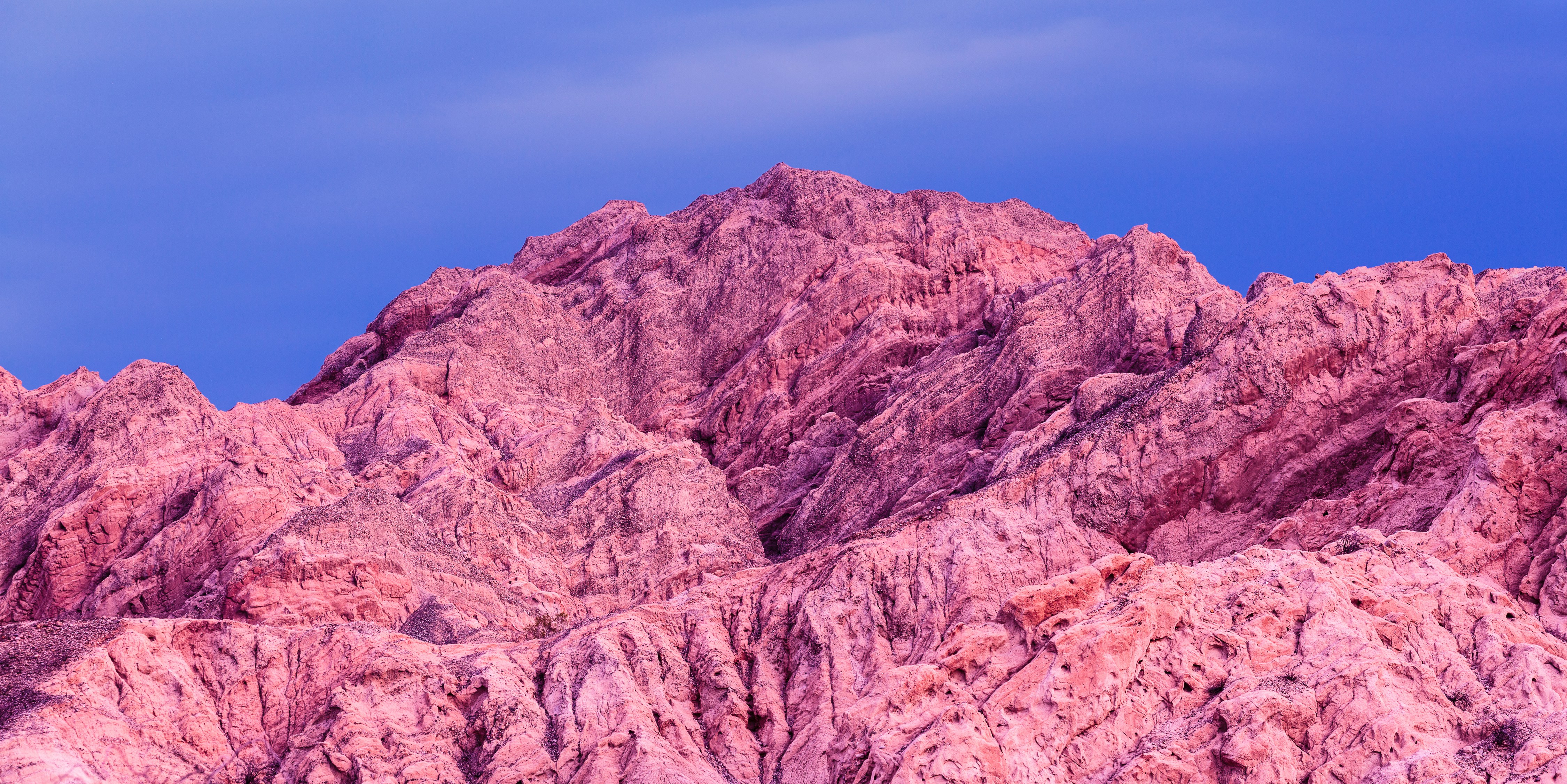 Pink Hues of the Andes at Twilight
