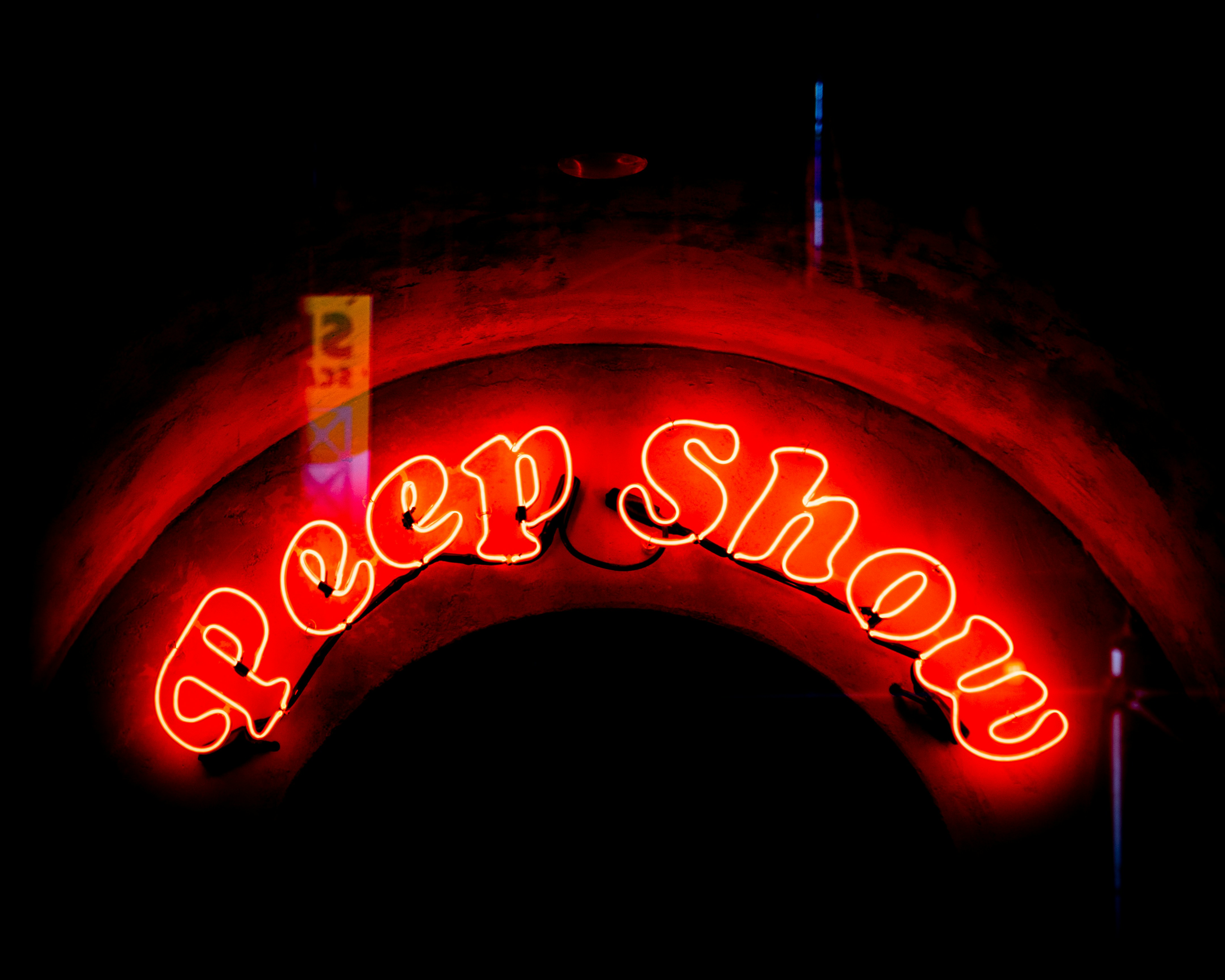Peep Show Neon Sign