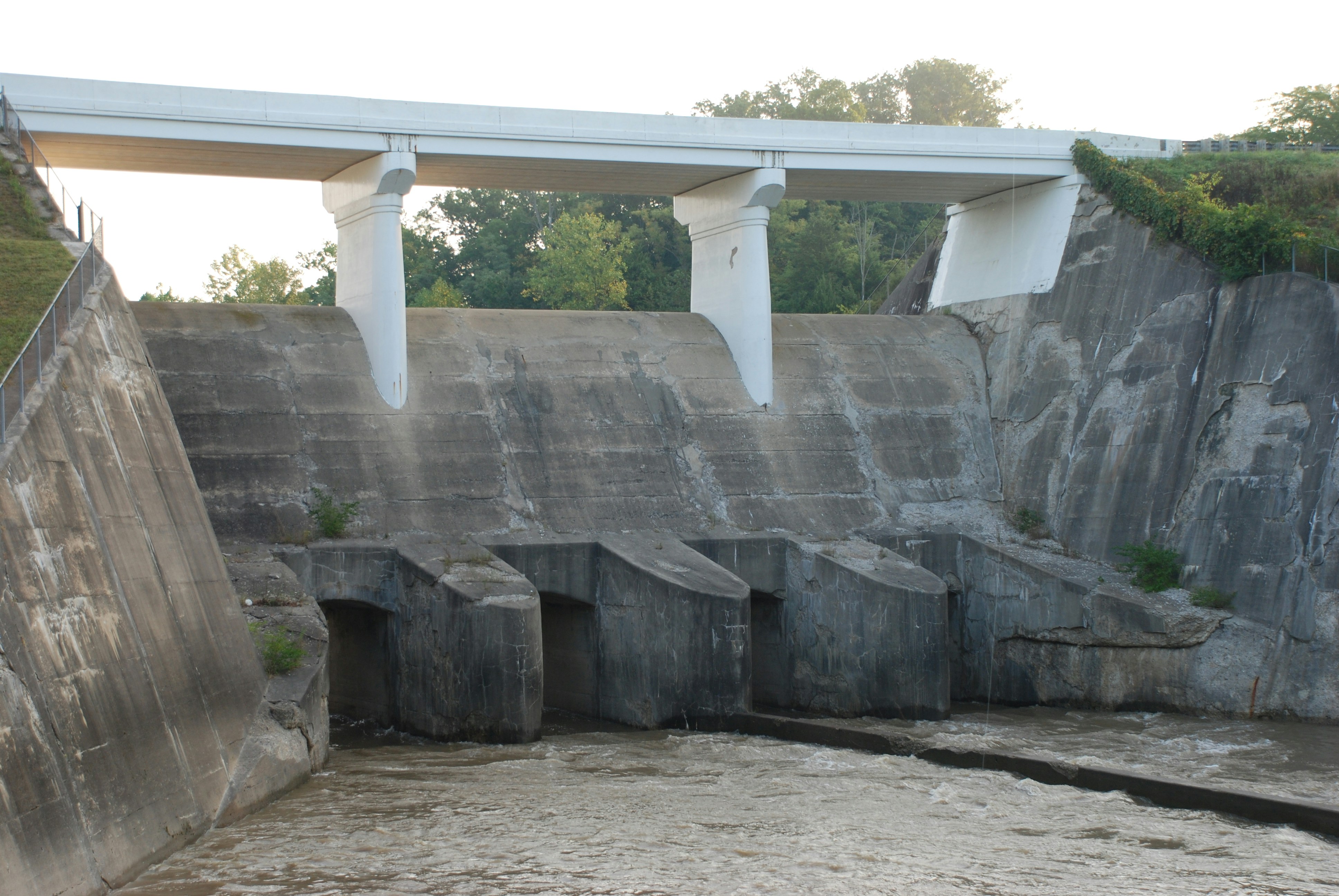 White concrete bridge over water falls photo – Free Grey Image on Unsplash