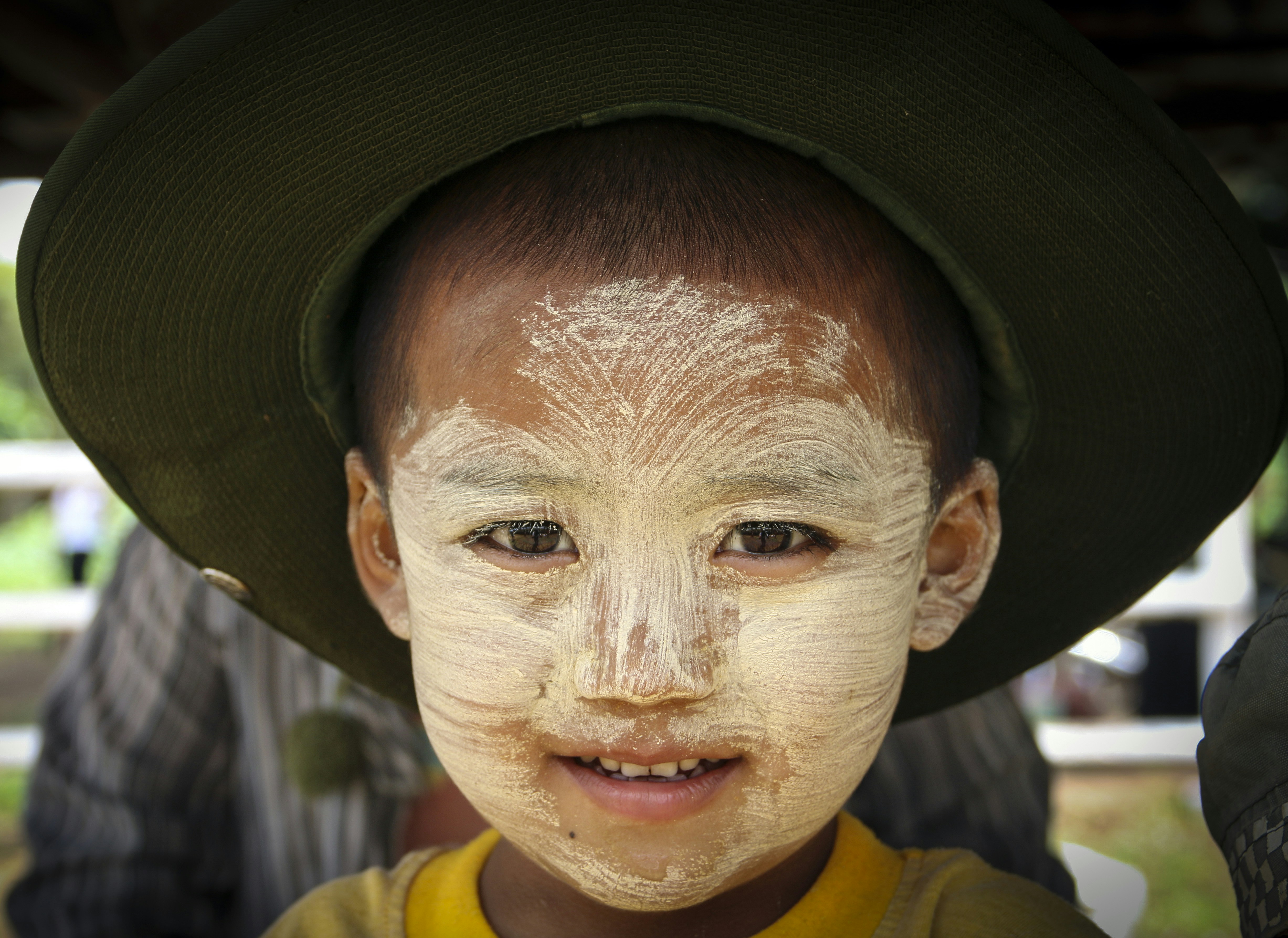Person in brown hat and yellow shirt photo – Free Myanmar (burma) Image ...