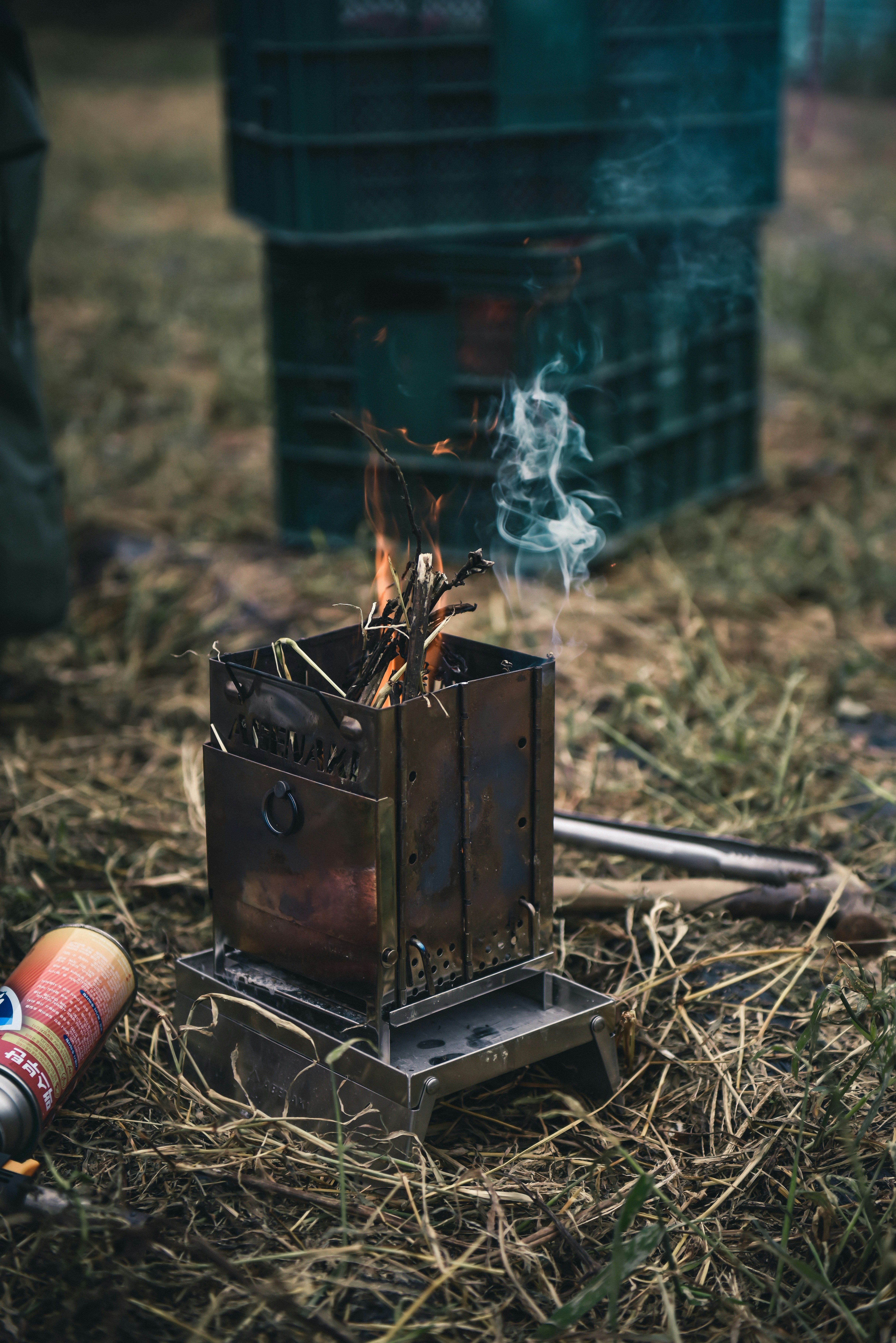 Miniature Stove, Quiet Fire: Sparks in a Dry Field