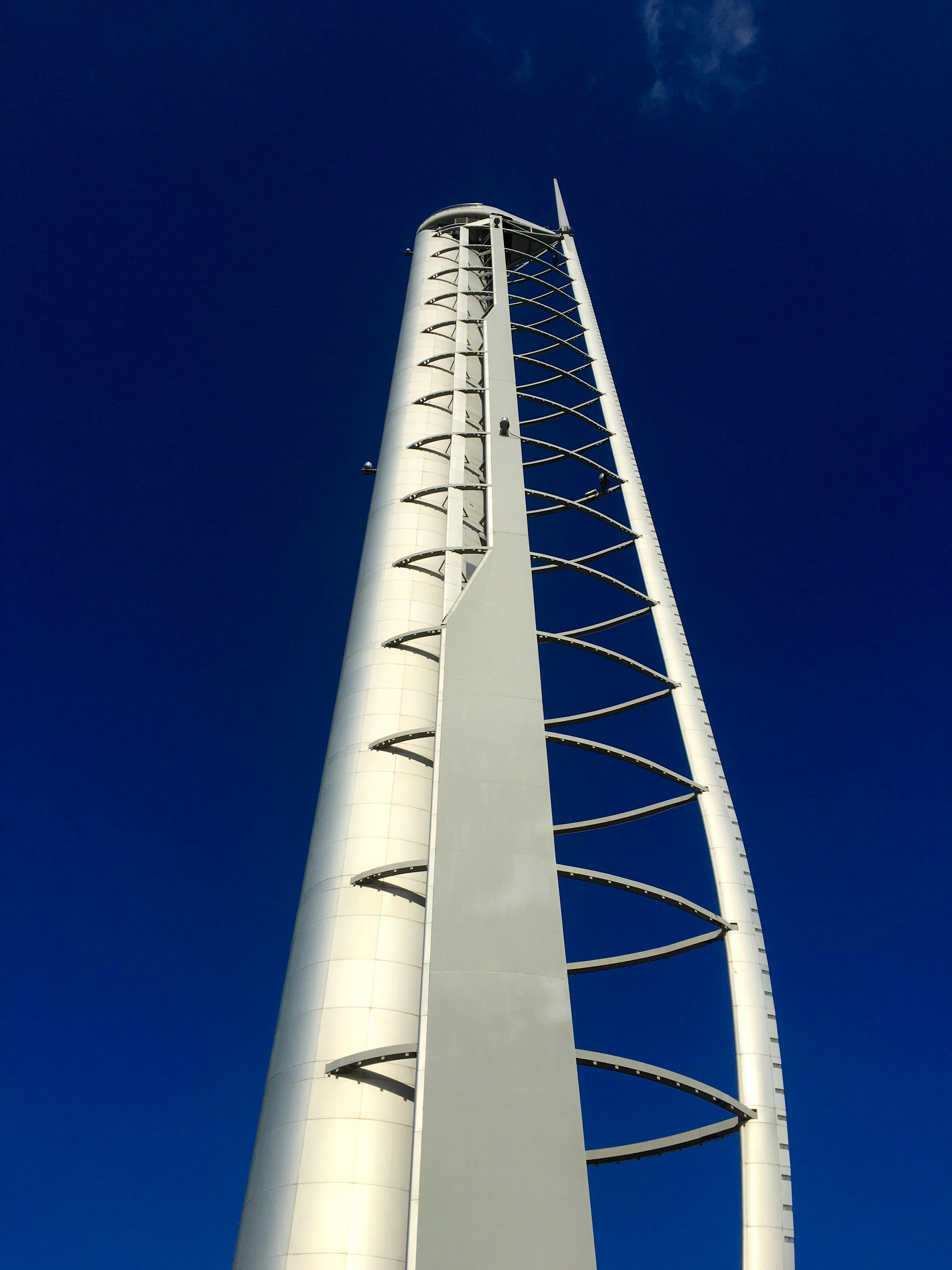 white and blue ferris wheel under blue sky during daytime