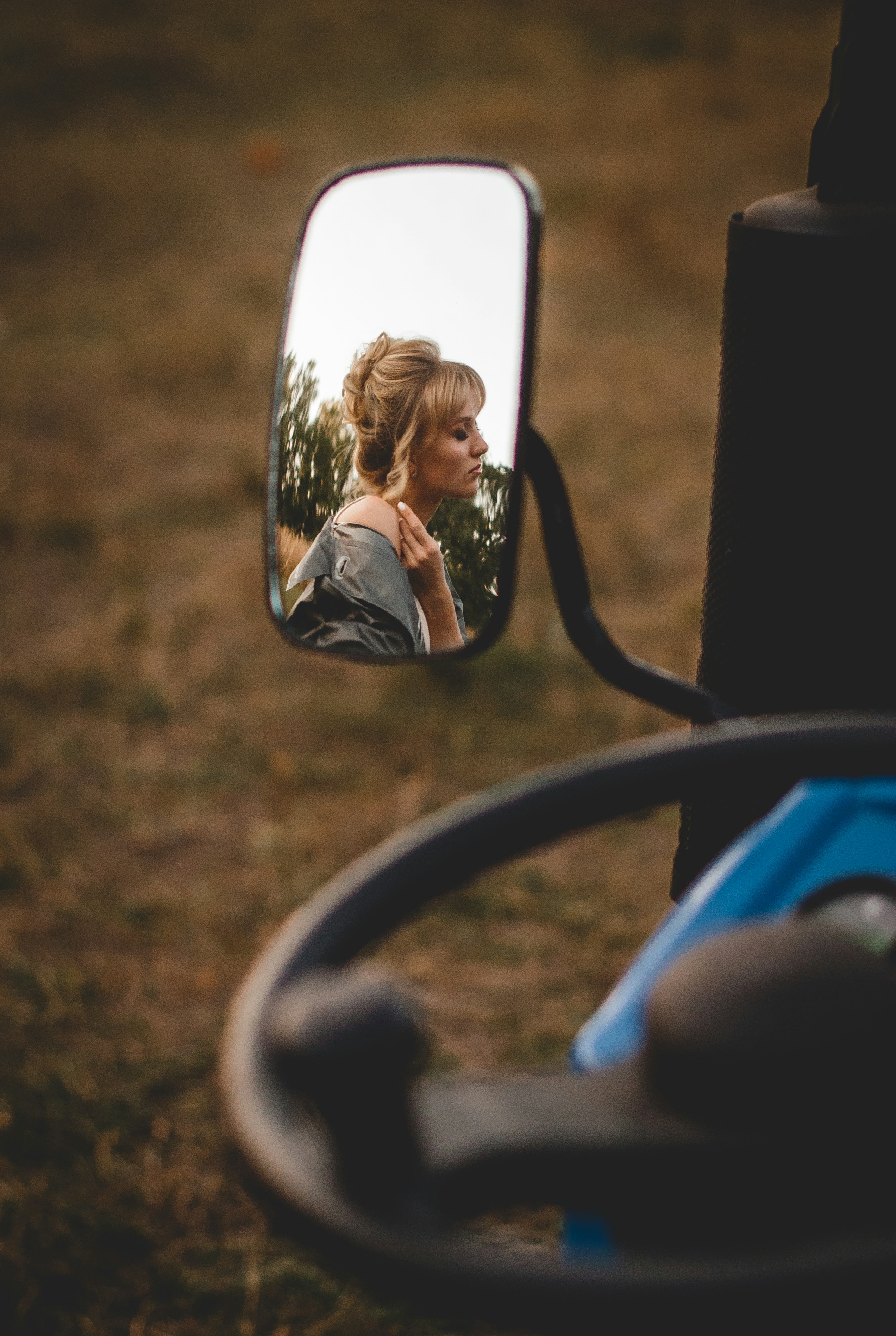 Rear-View Mirror Portrait