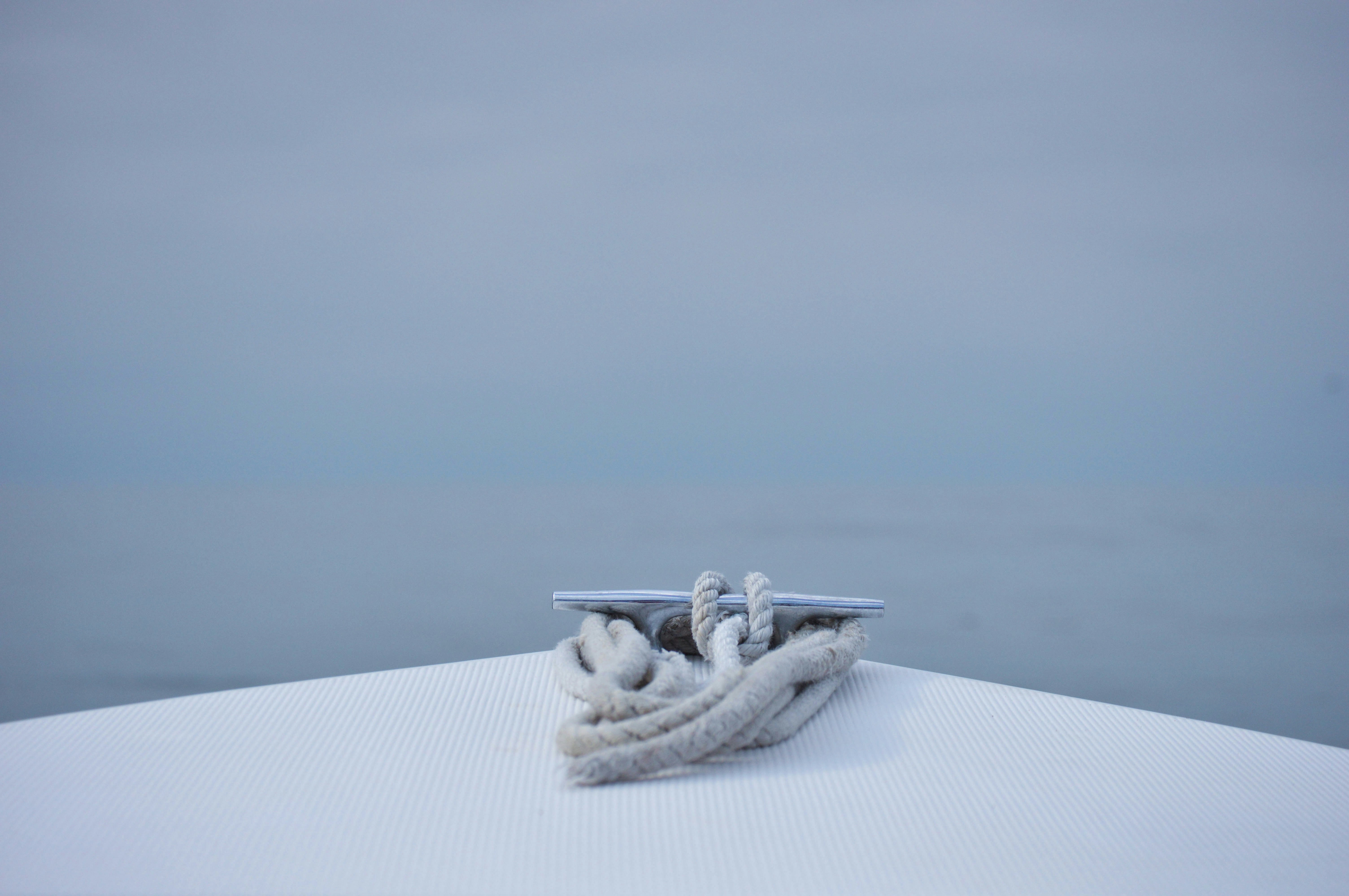 Dockside Anchor: A Calm Bow at Water's Edge