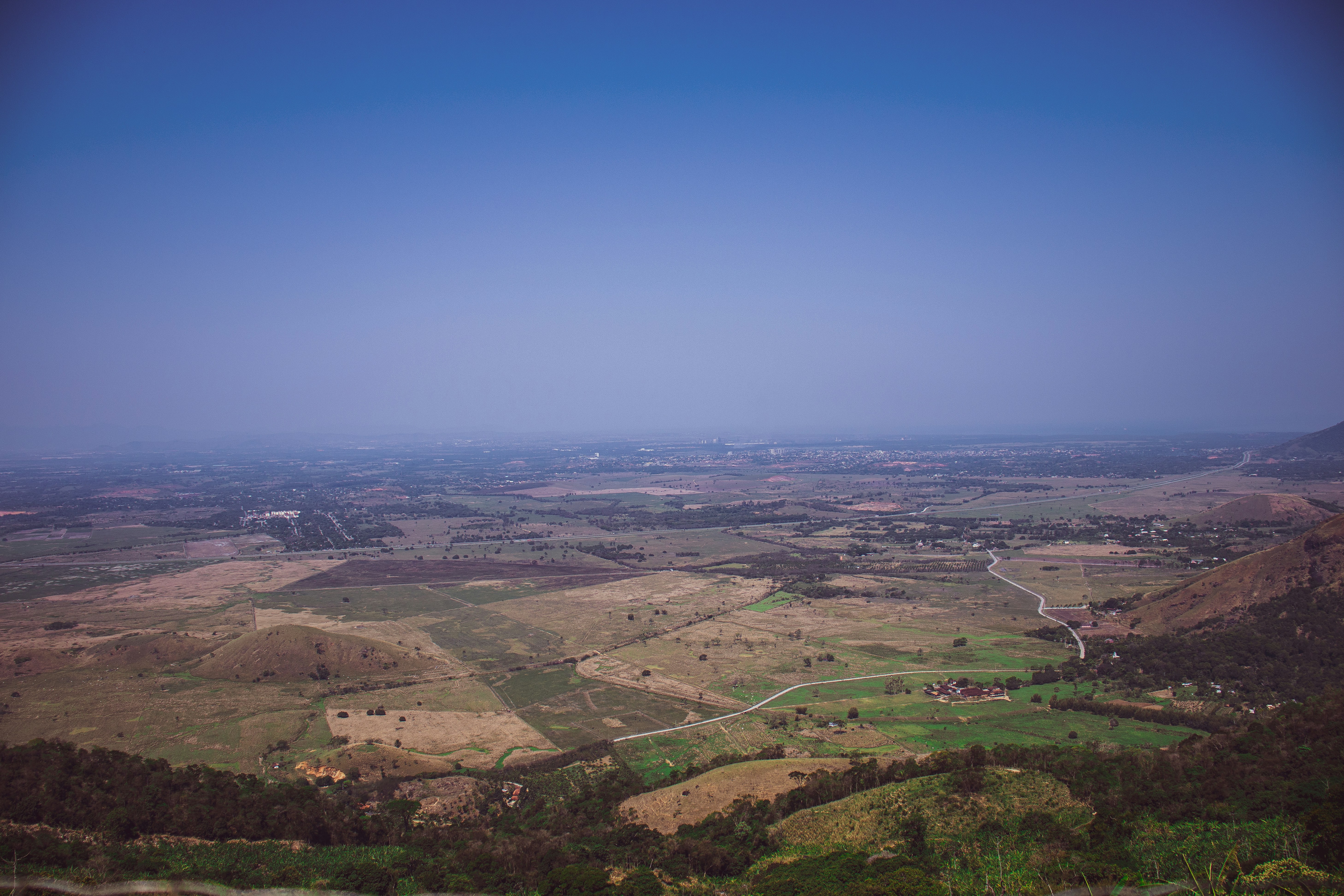 aerial view of green field during daytime