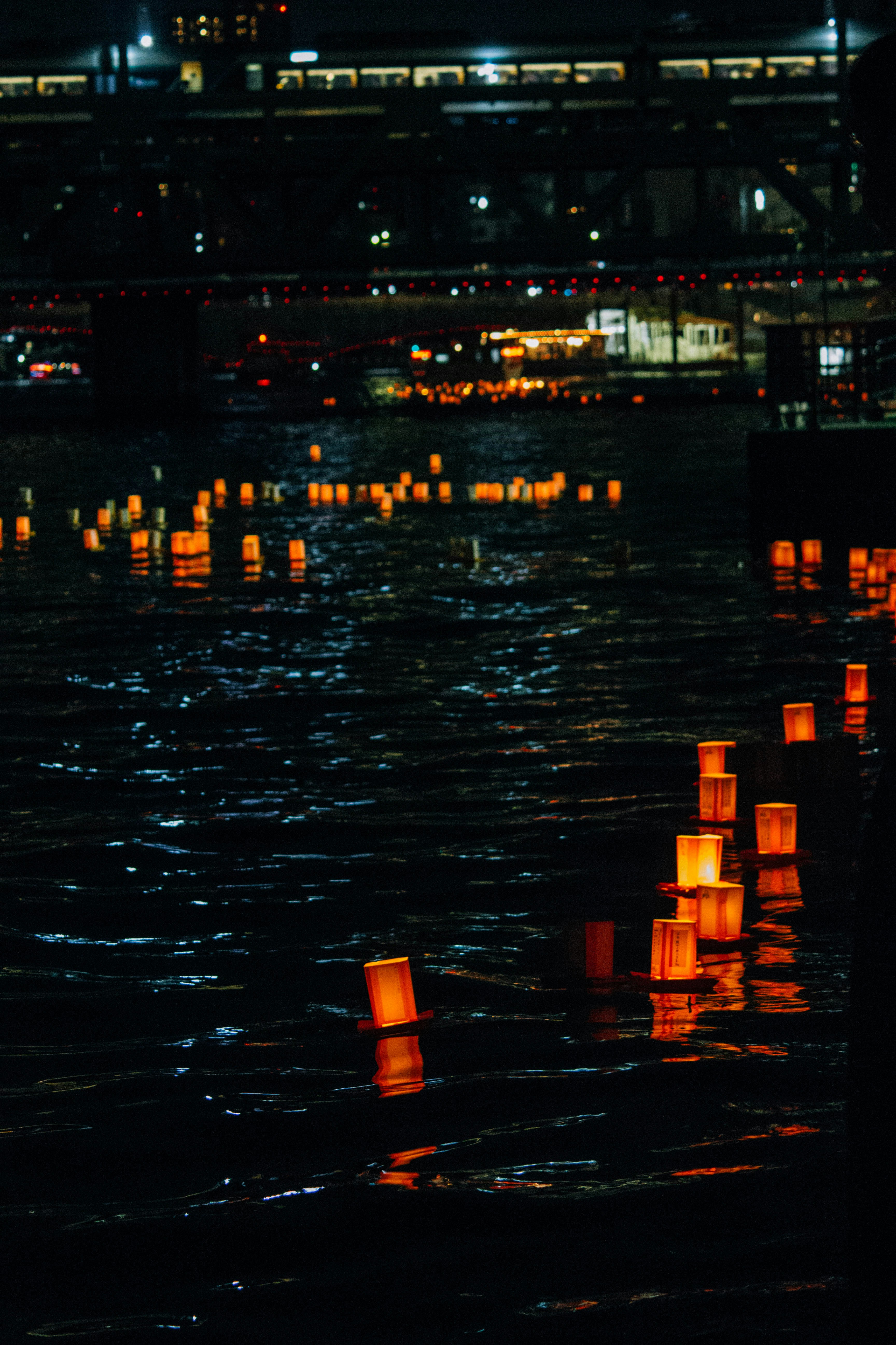 Lanterns on the Water: Quiet Fireflies Along the River at Night