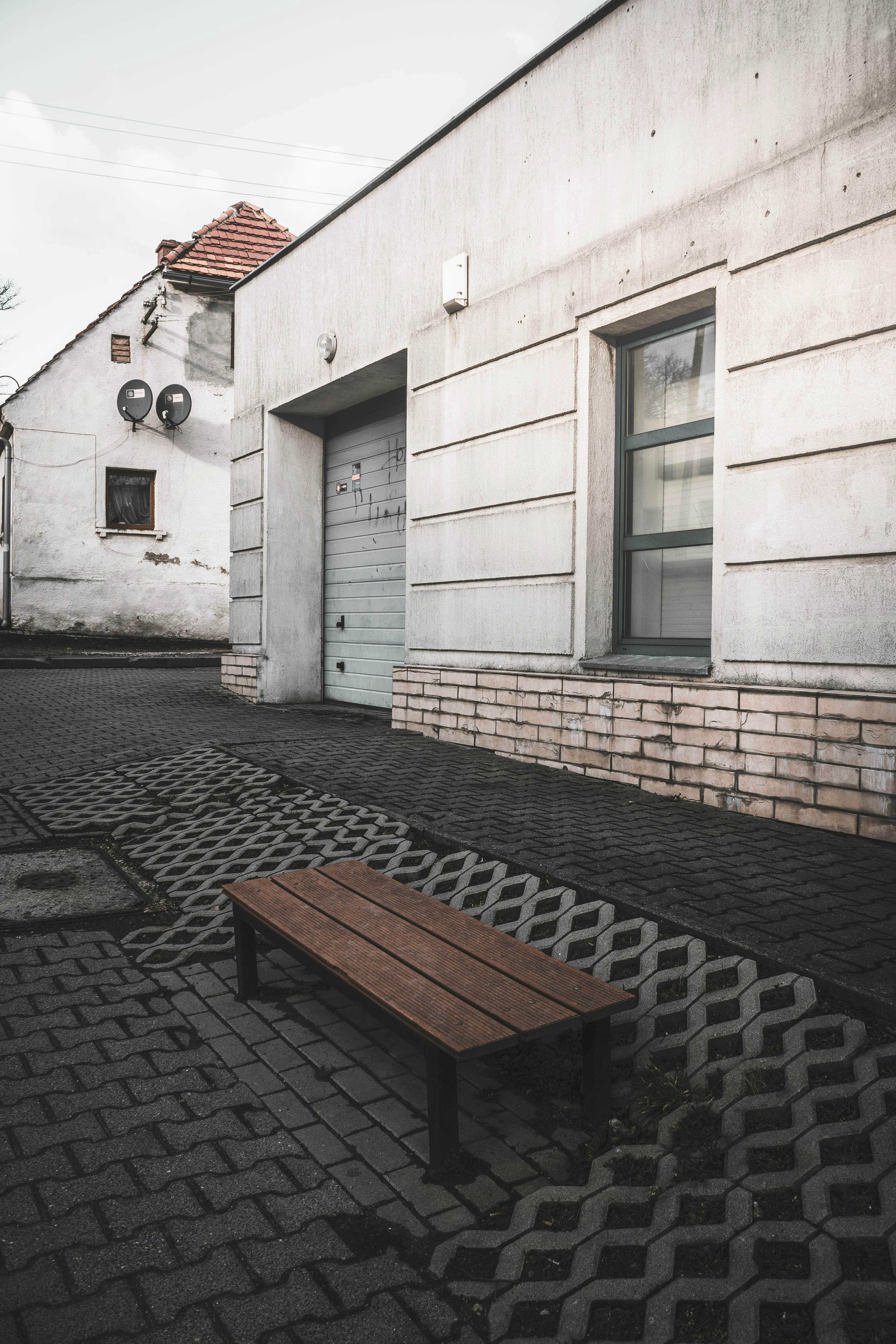 Urban Solitude: The Bench in the Alley