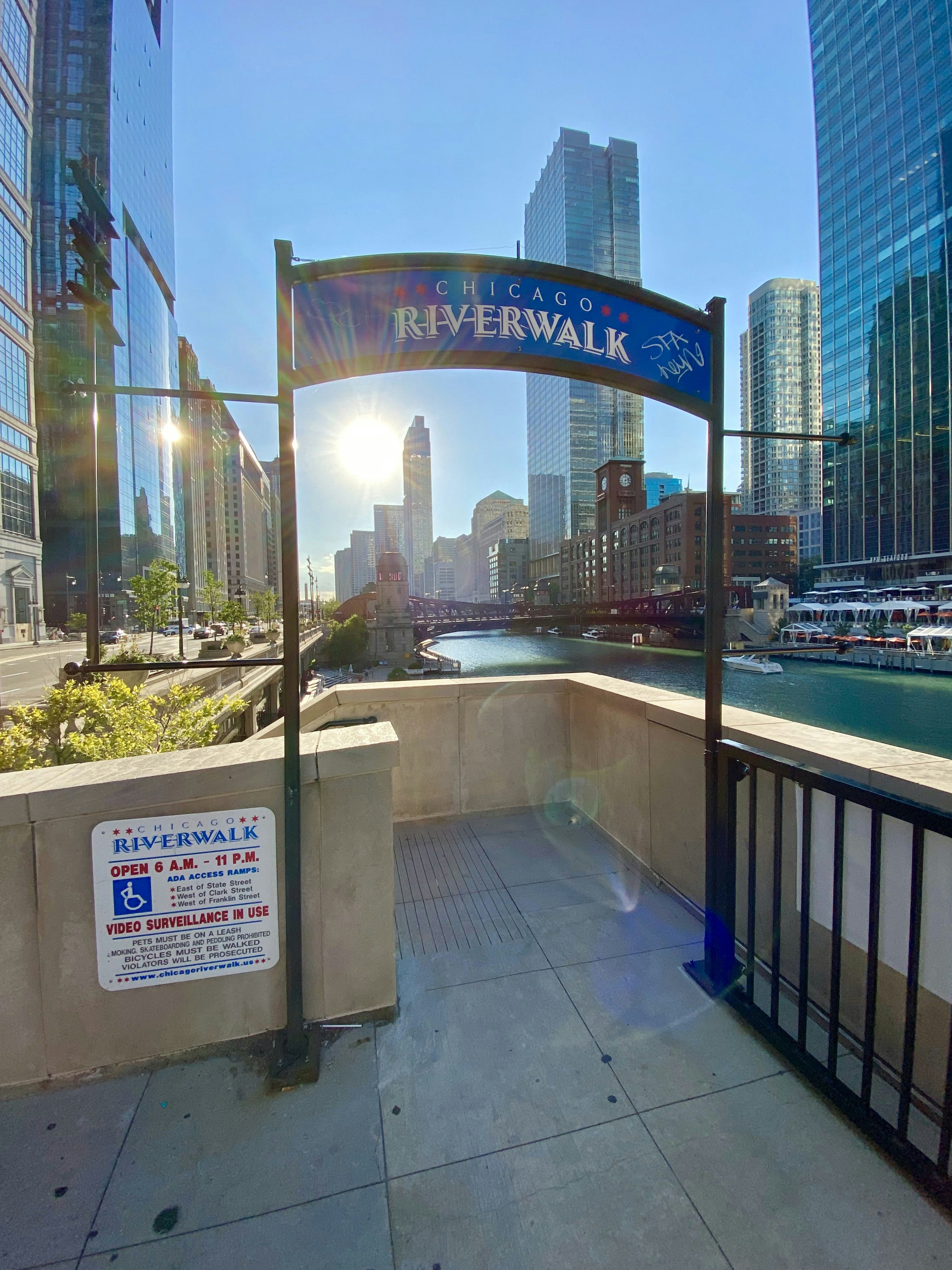 Chicago's Riverwalk is always worth exploring if you're a local or visiting the city! It's a walk we take consistently that has incredible views of the city and the river. 