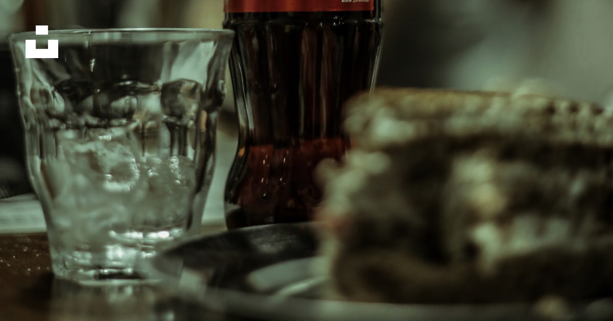 Coca Cola Bottle Beside Drinking Glass Photo Free Tehran Image On