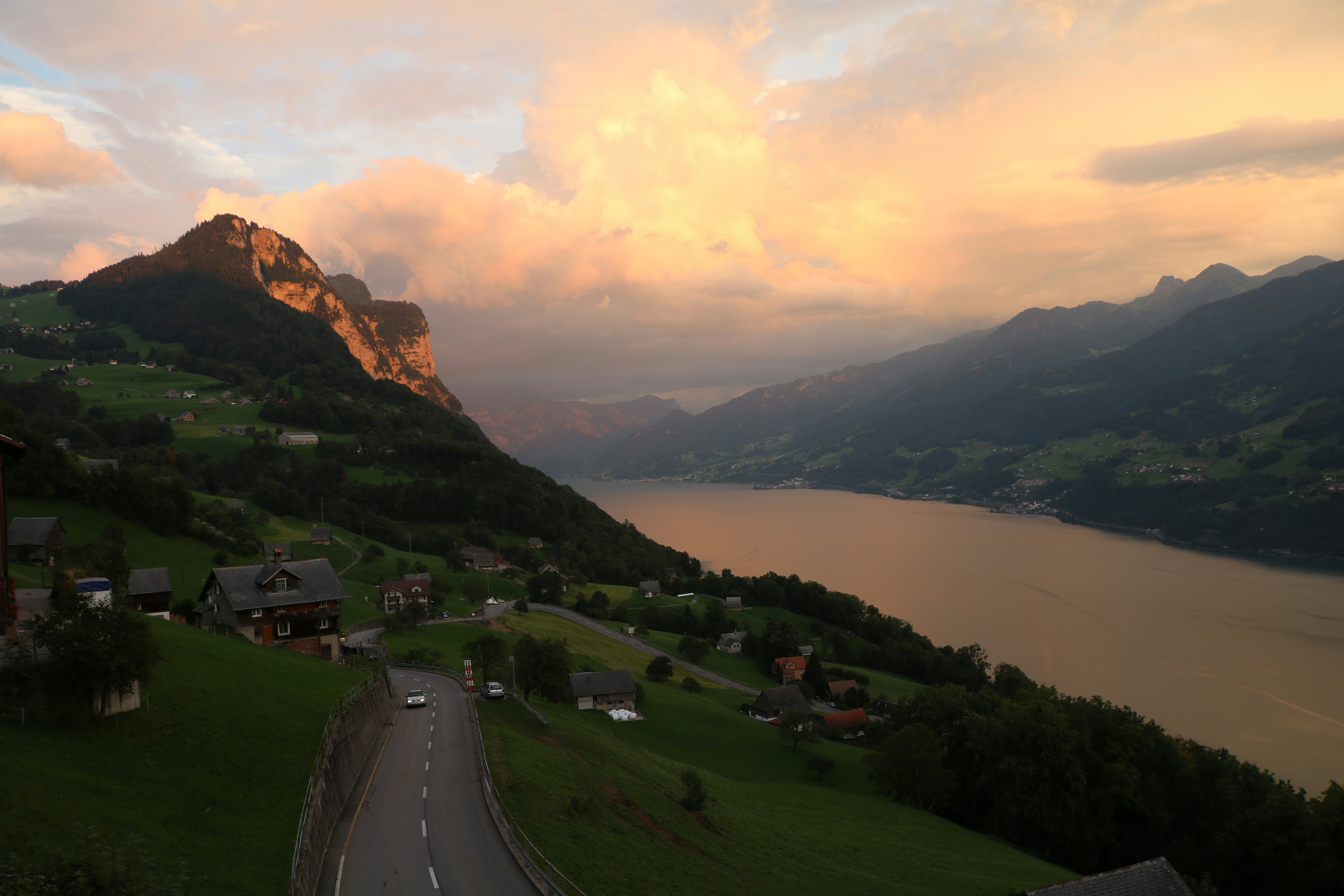 Twilight Embrace of the Swiss Landscape