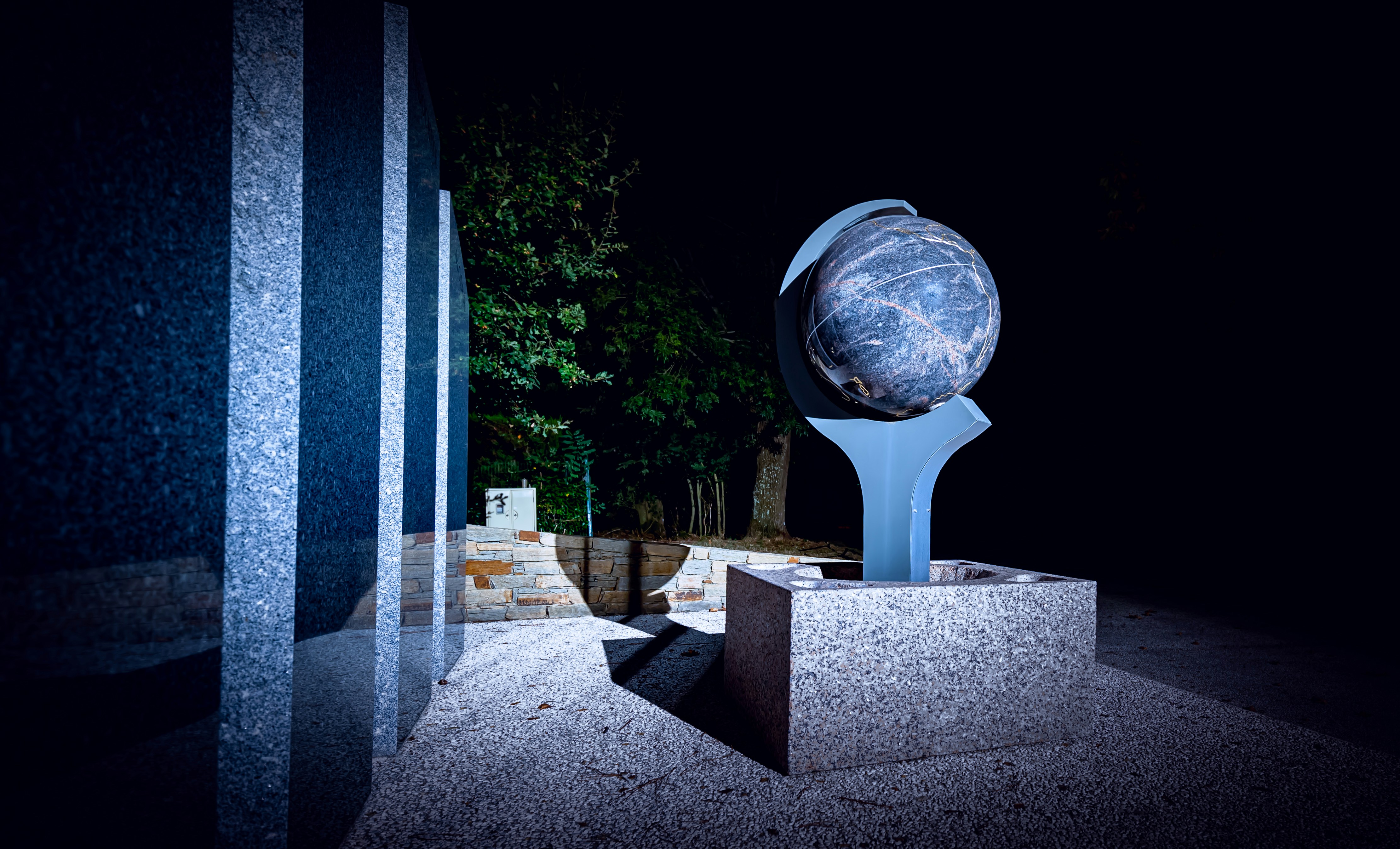 Globe of Night: A Quiet Moment at the Monument