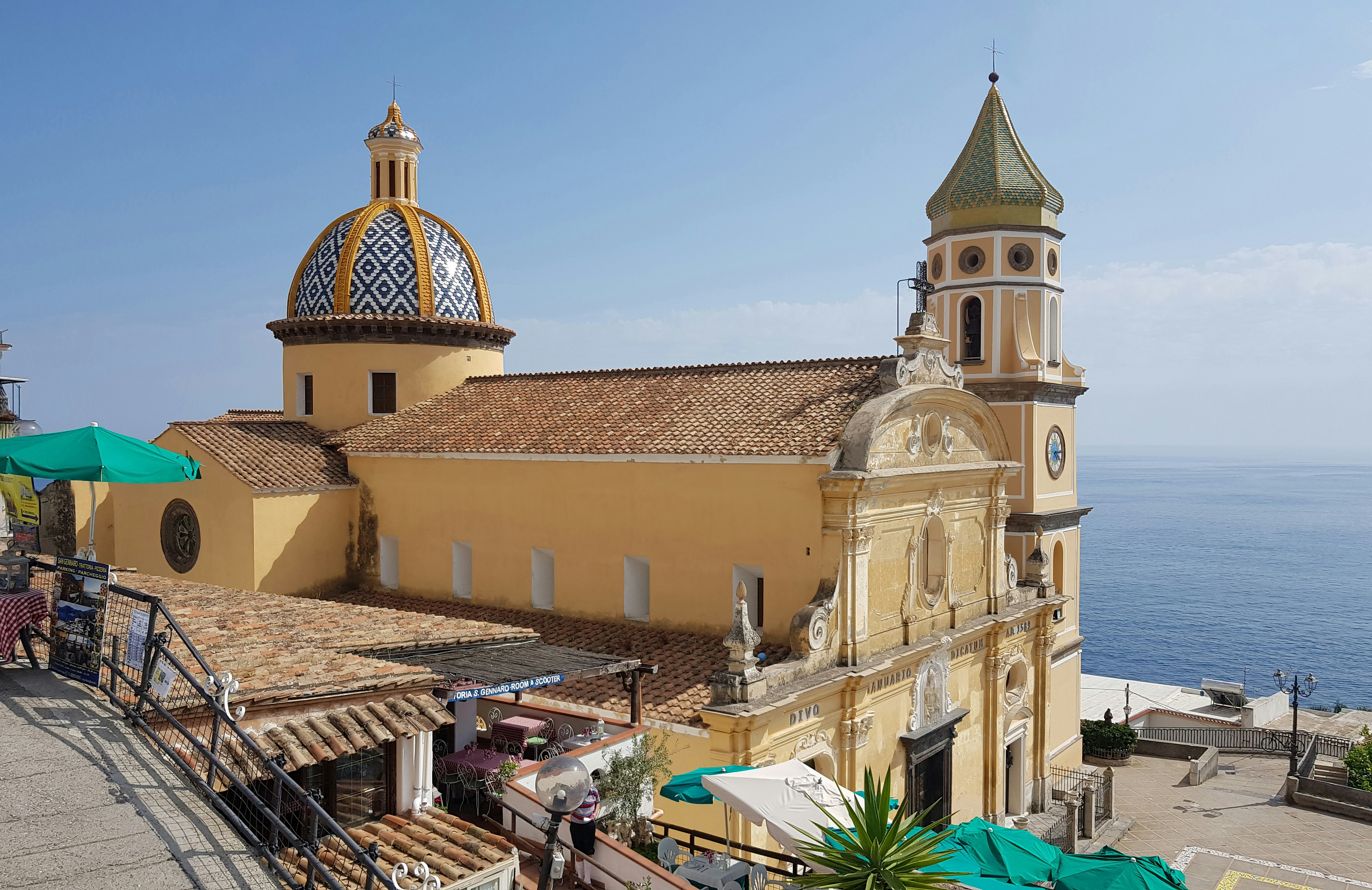 Mediterranean Church Overlooking the Sea