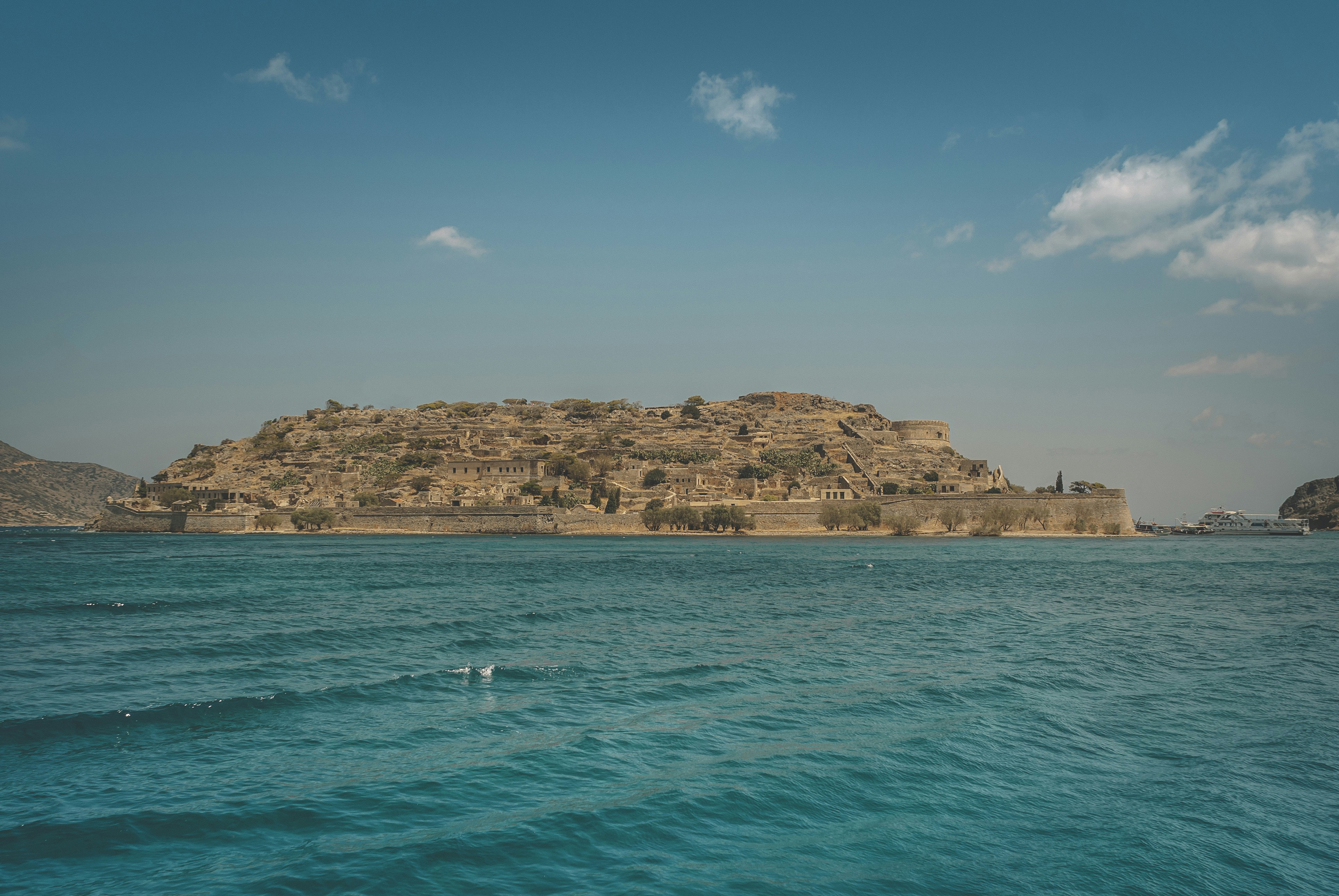 West bank of Spinalonga.