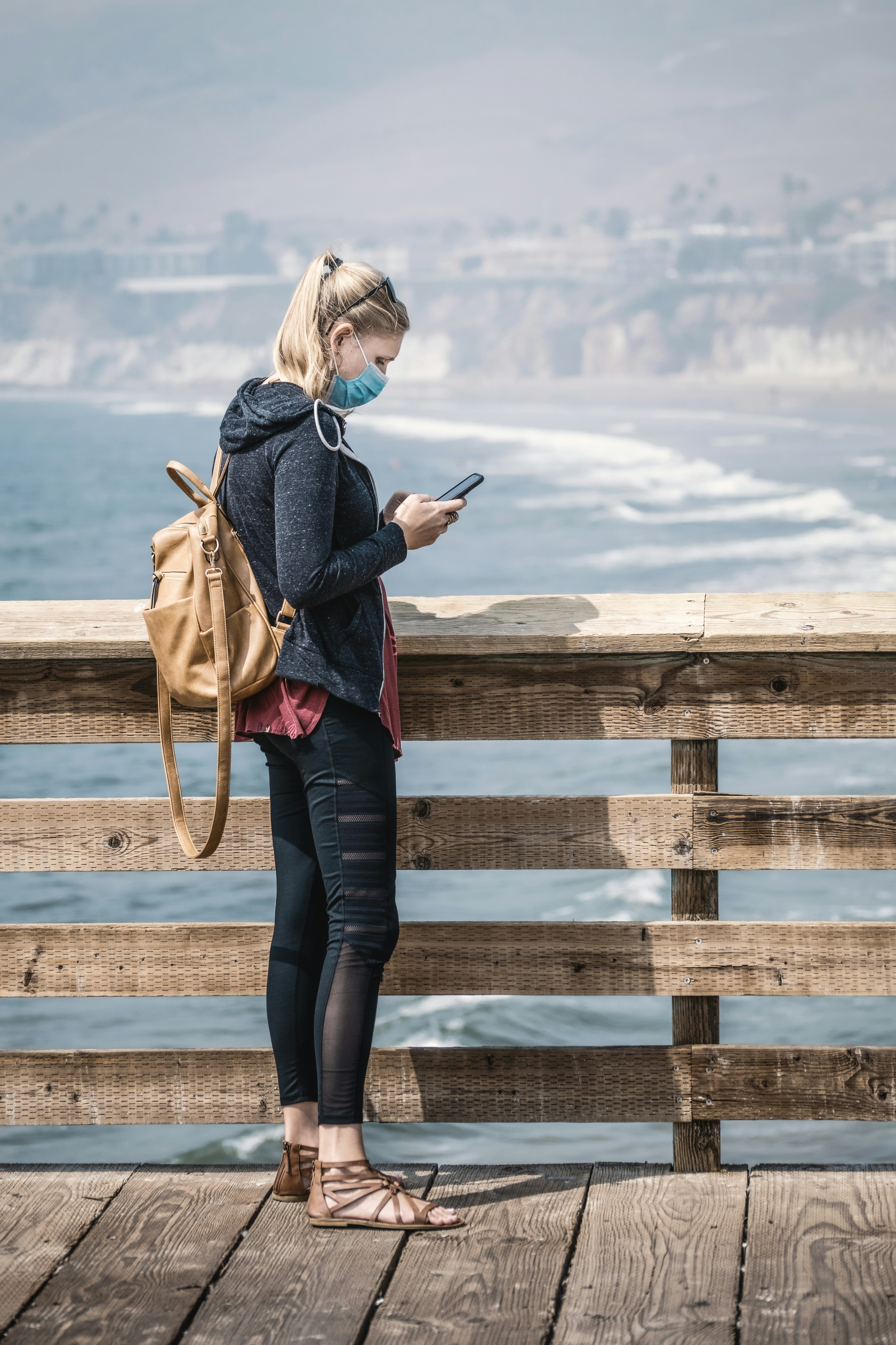 Texting from the Beach