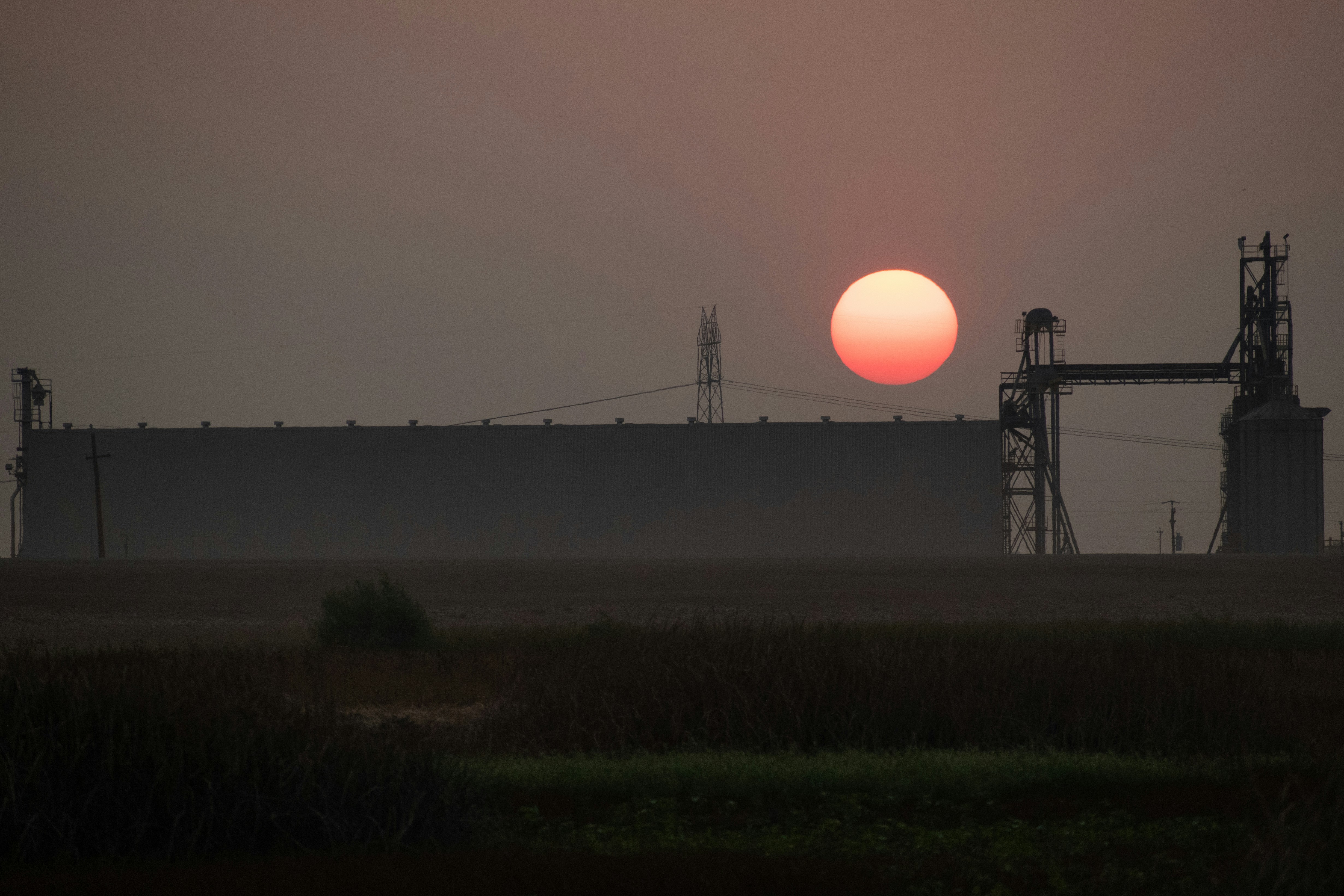 Sunset Over the Industrial Horizon