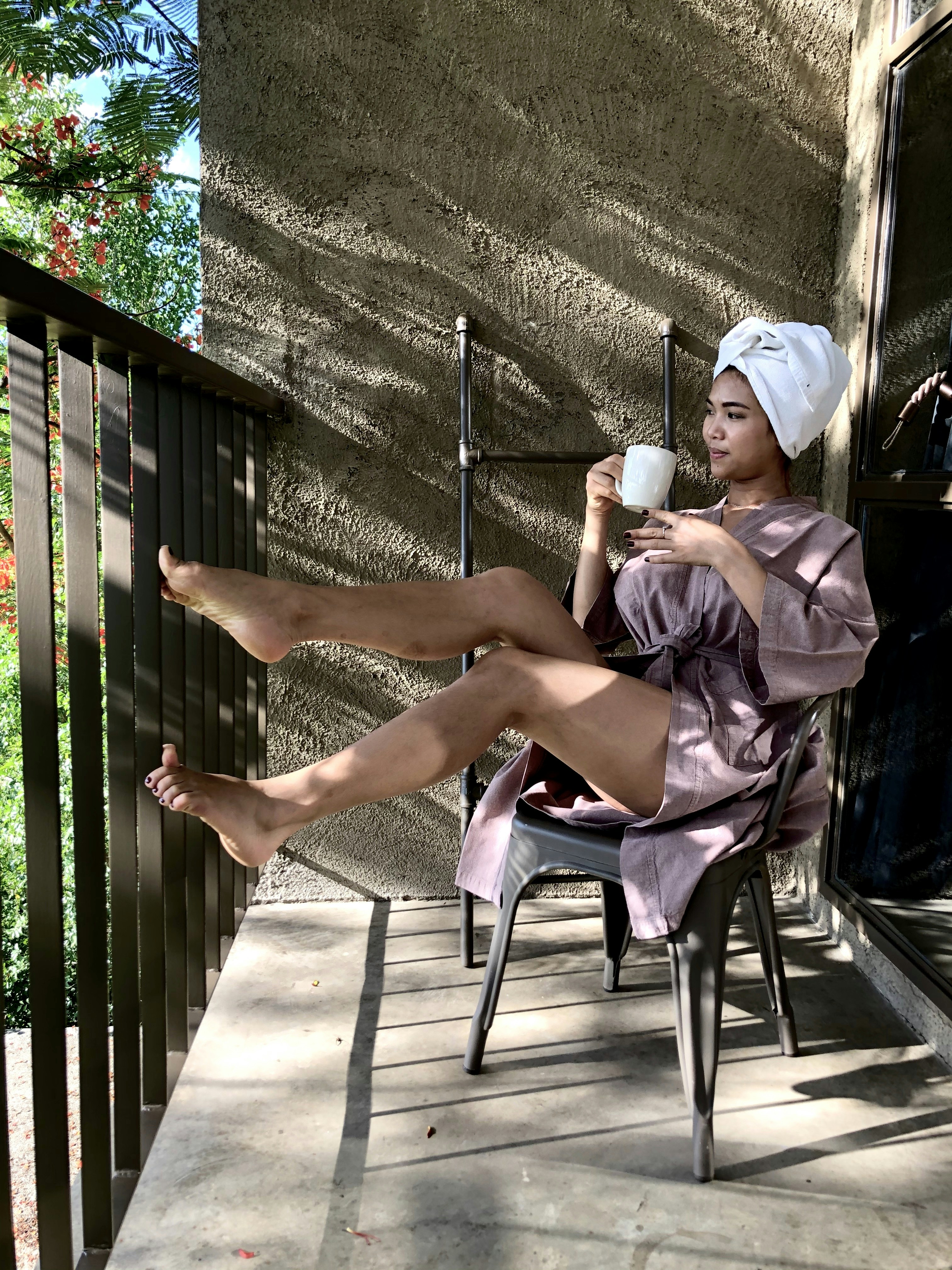 Morning Serenity on the Balcony