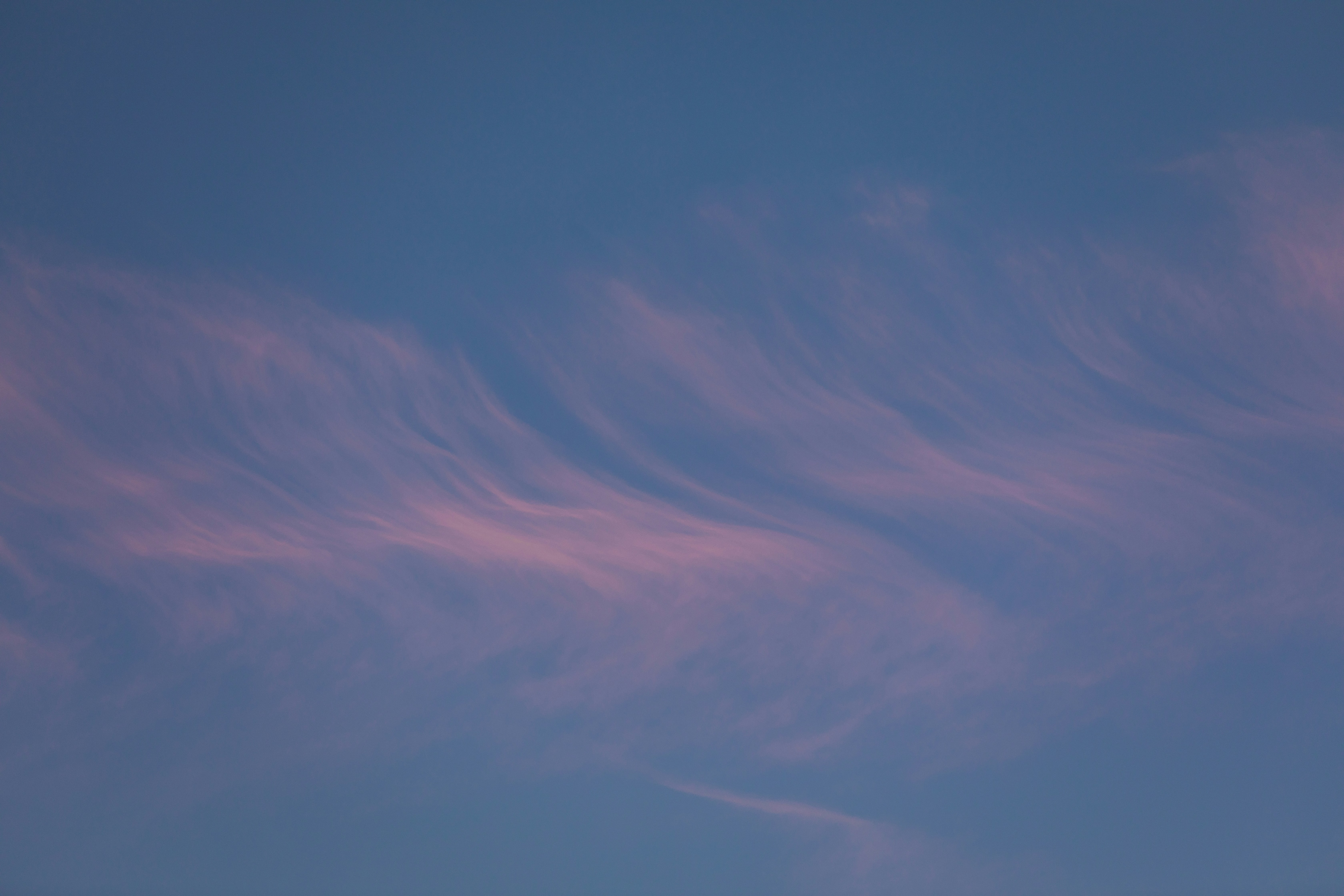 Pastel Skies: Subtle Striations of a Quiet Sunrise