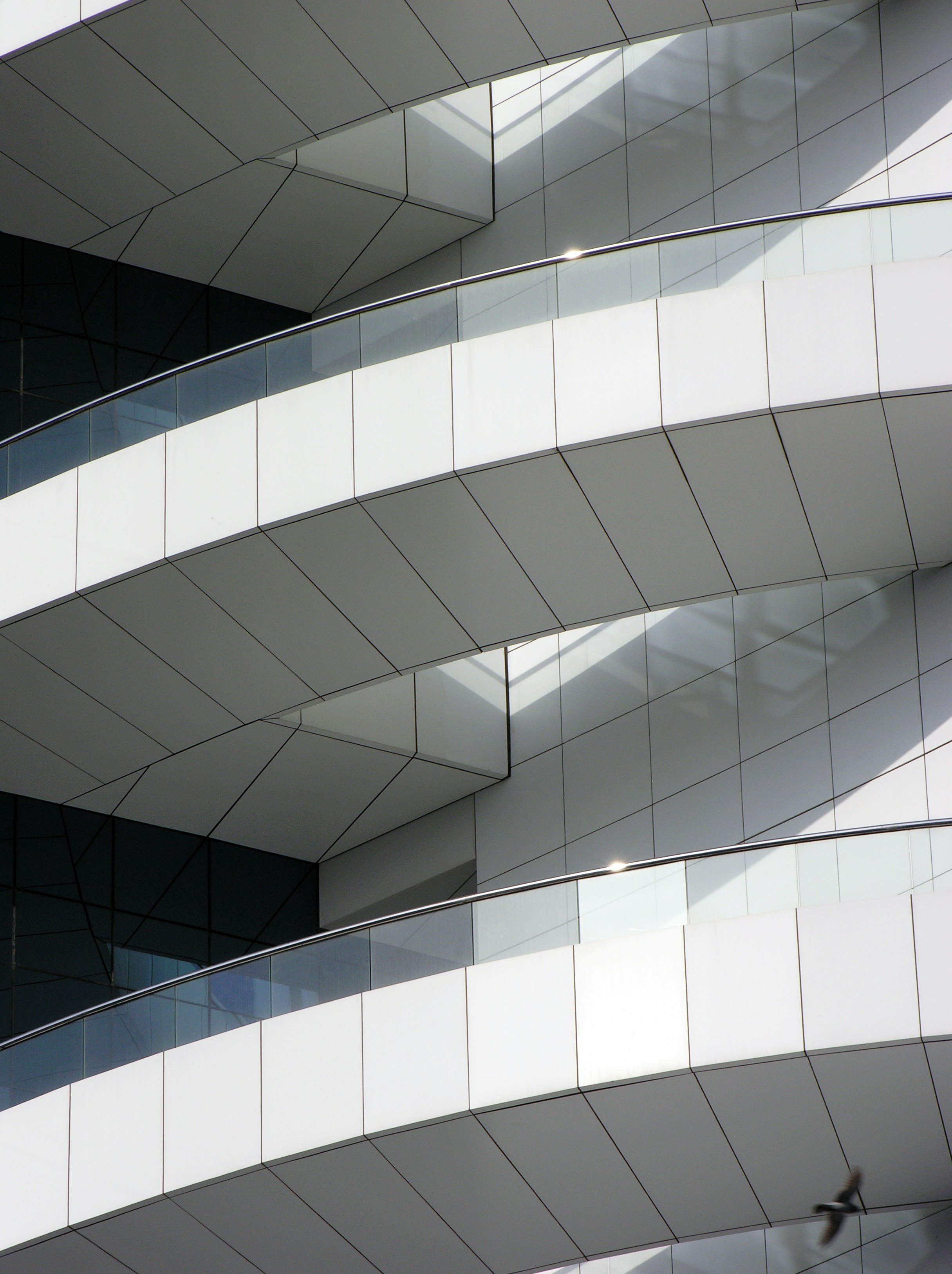 Modern architecture, Dubai, United Arab Emirates | white and black concrete building