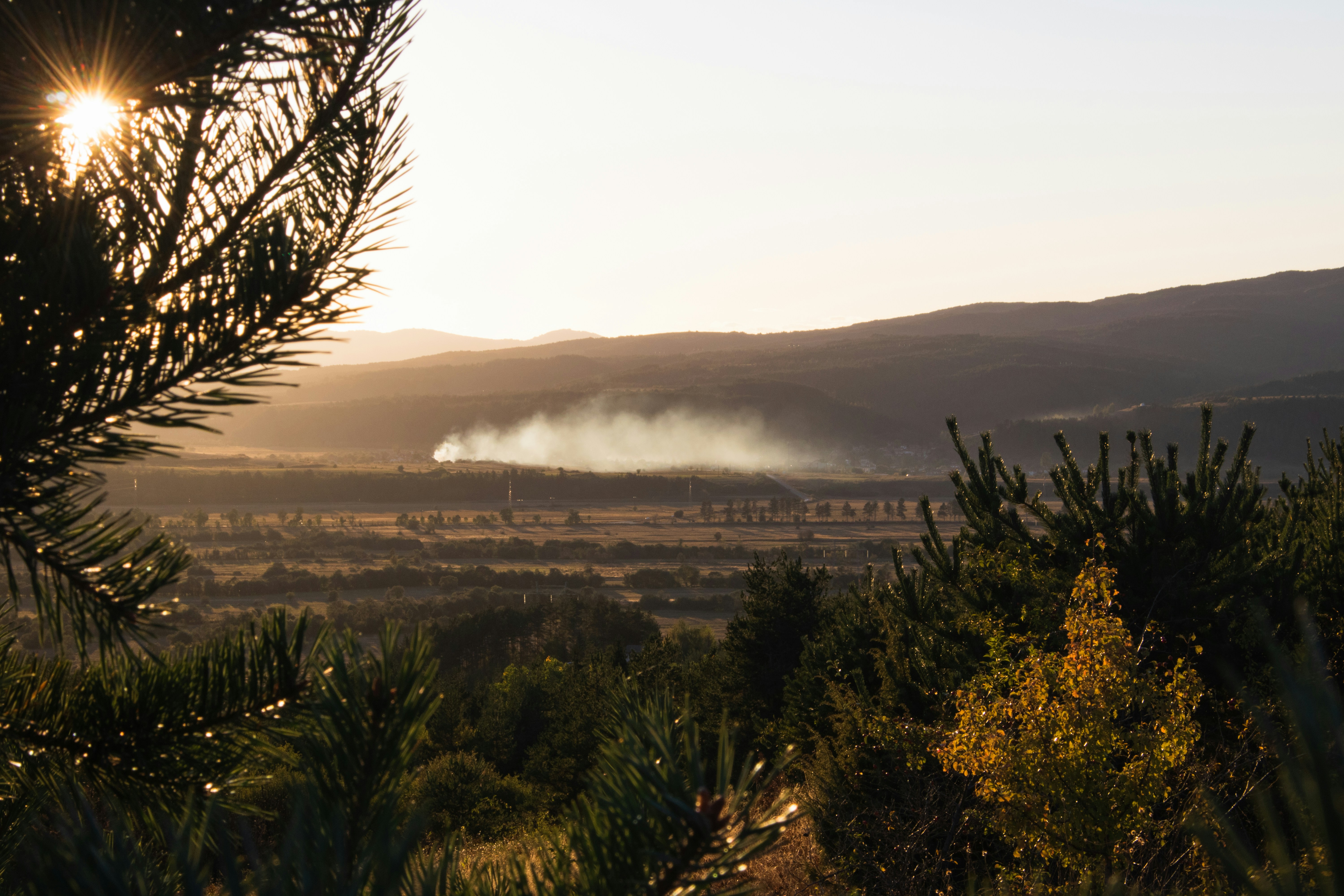 Smoke in the countryside