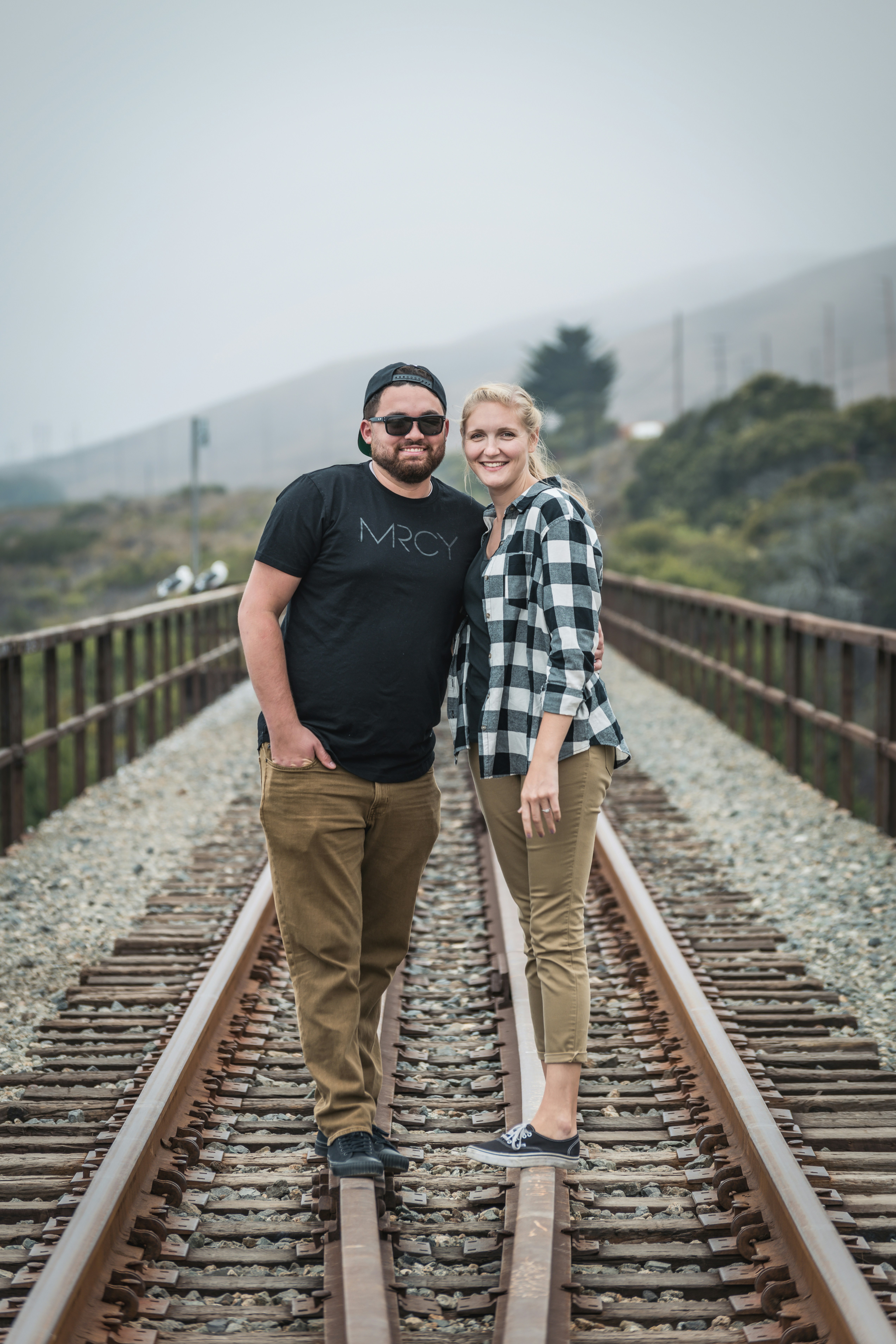 Mist on the Rails: A Casual Portrait of Companionship