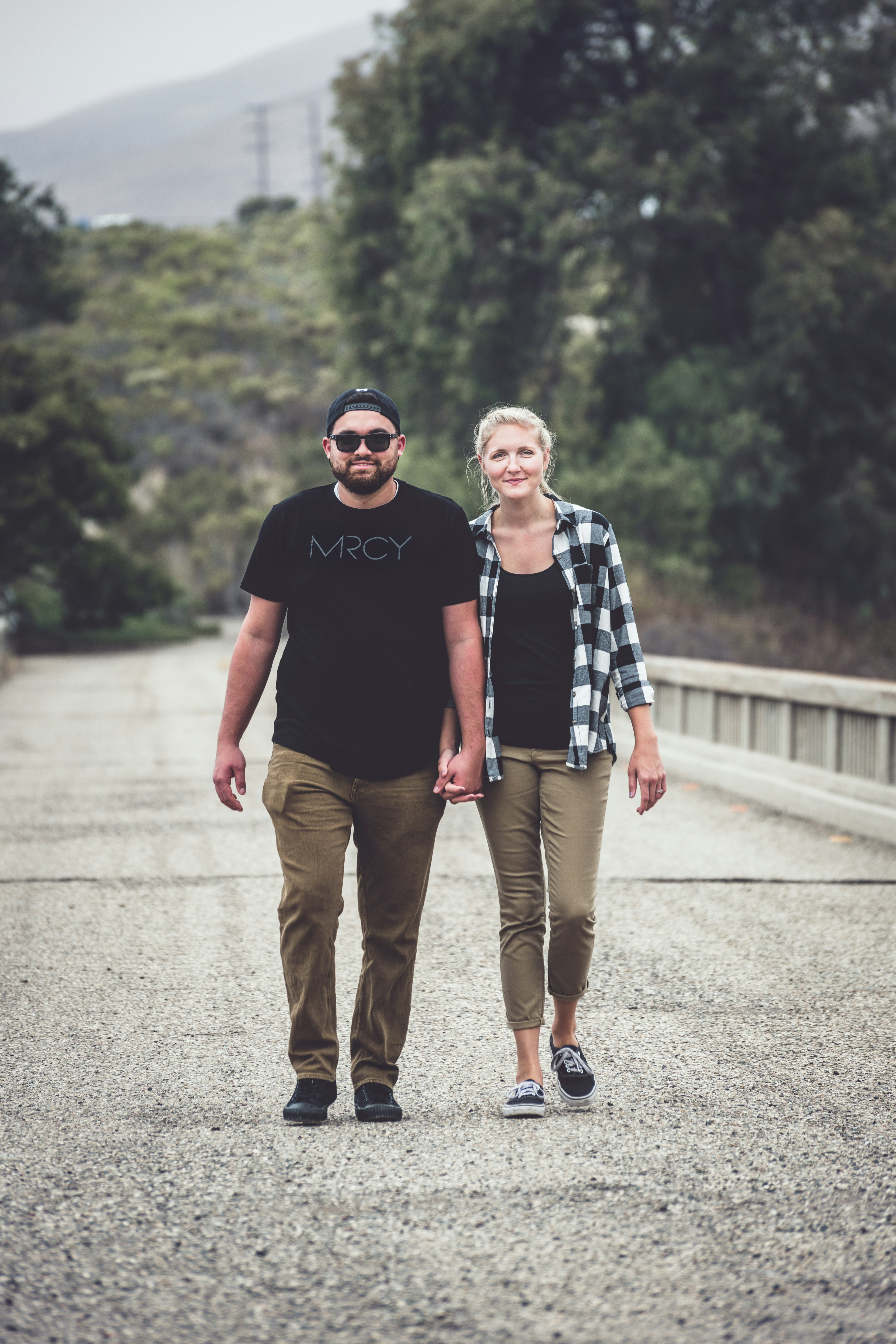 Holding Hands on an Open Road: A Casual Stroll Toward Togetherness