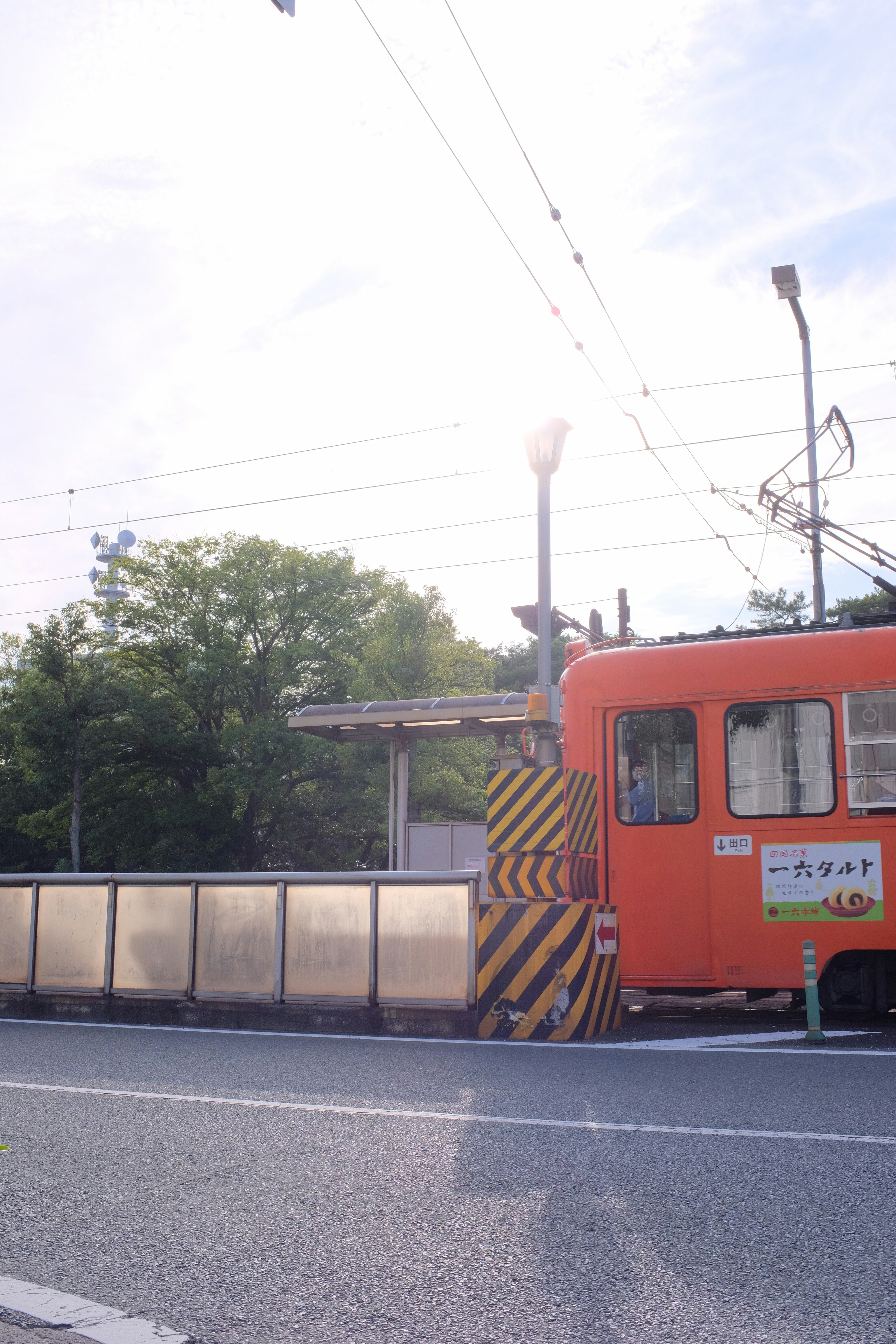 red and yellow train on rail road during daytime