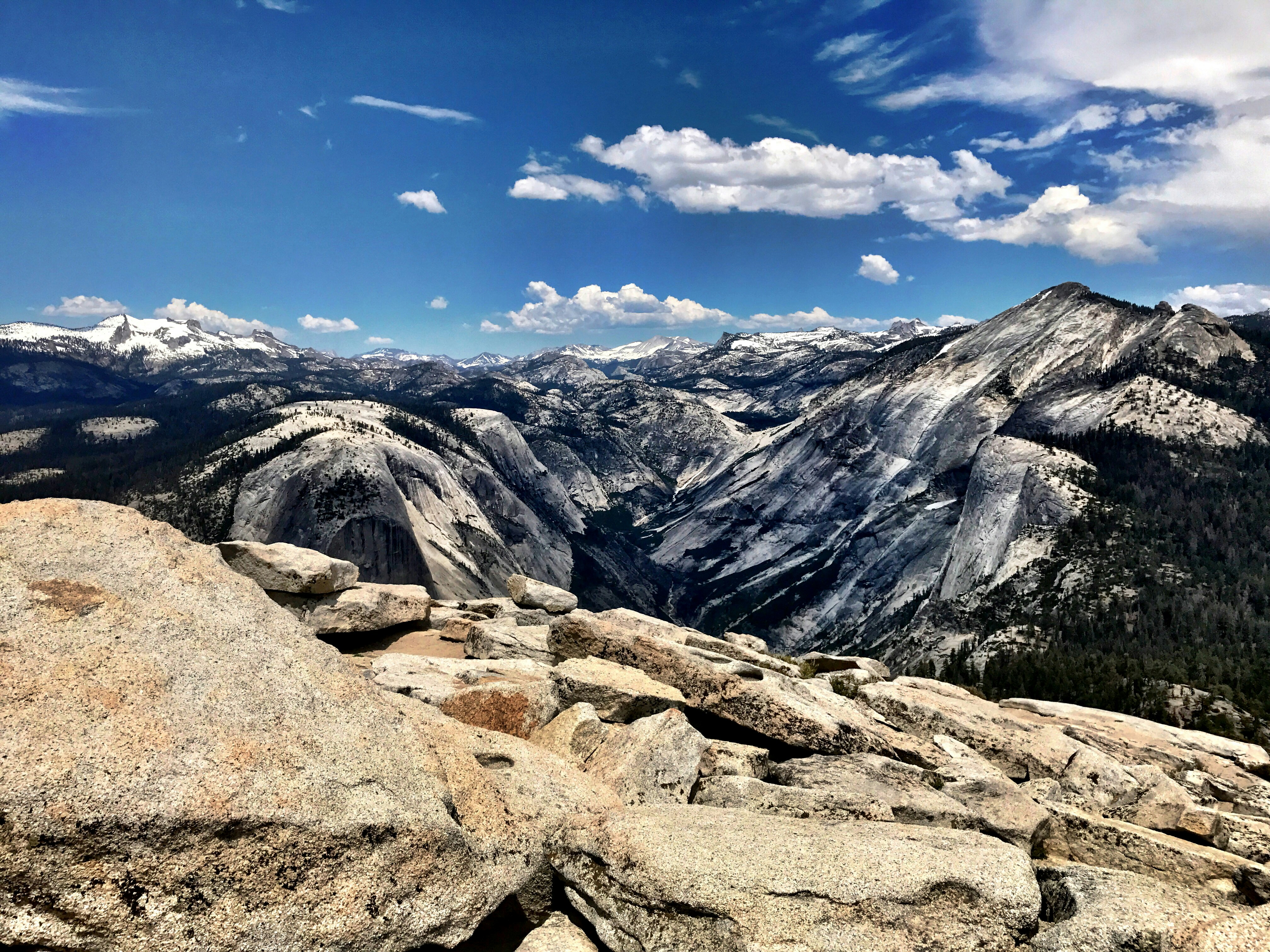Gray rocky mountain under blue sky during daytime photo – Free Yosemite ...