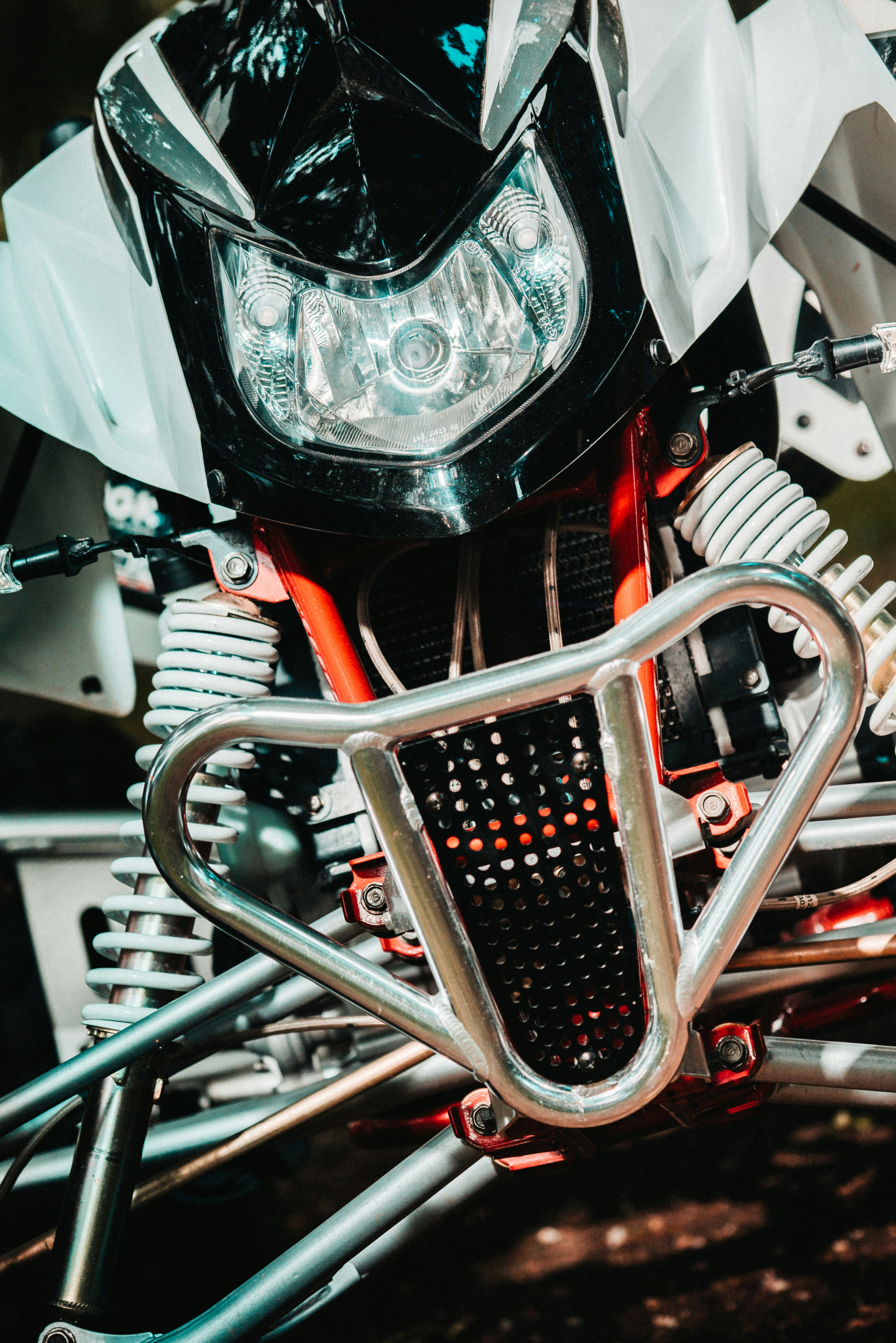 Black and red motorcycle engine photo – Free Helmet Image on Unsplash