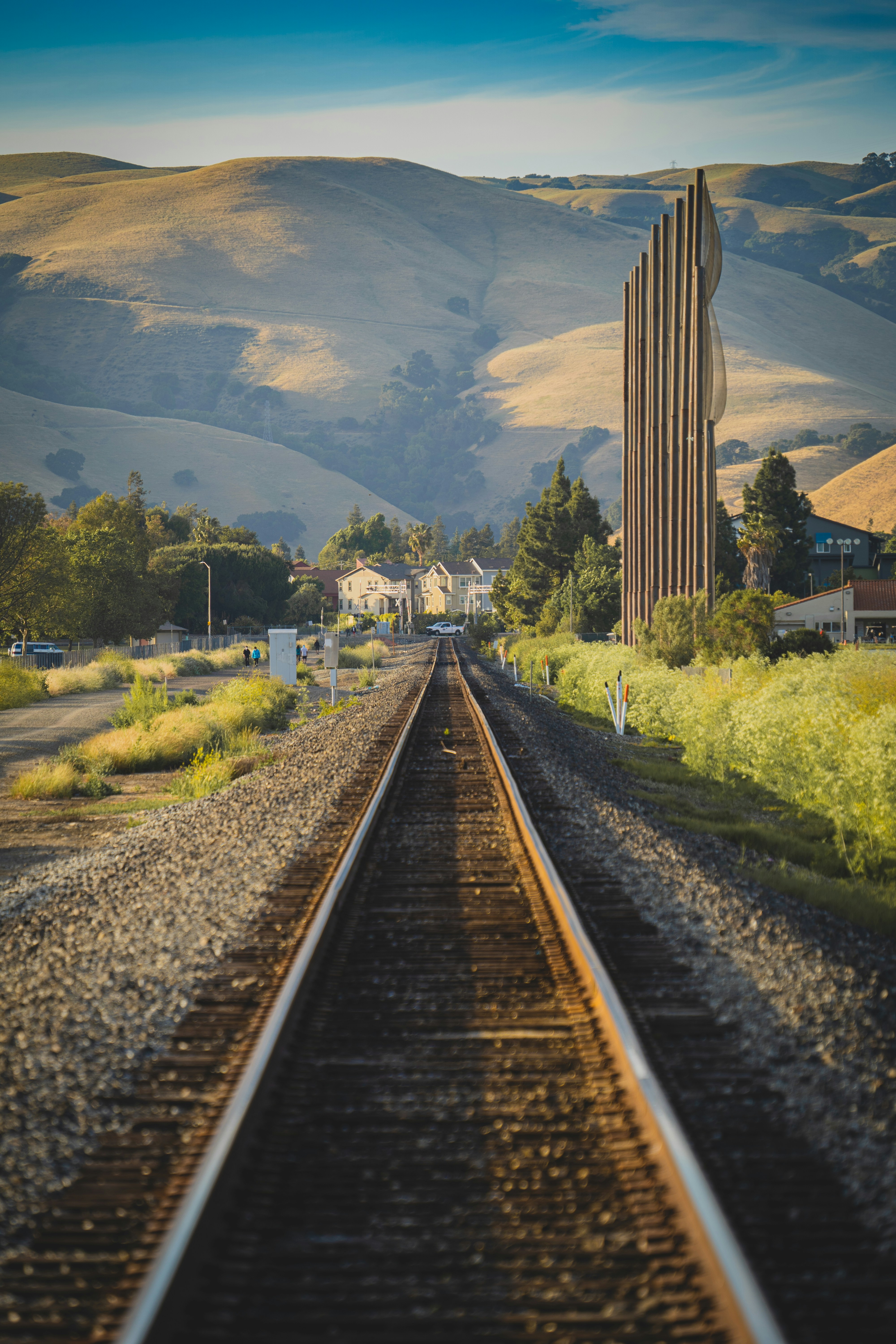 Tracks to Tranquility: A Journey Through Rolling Hills