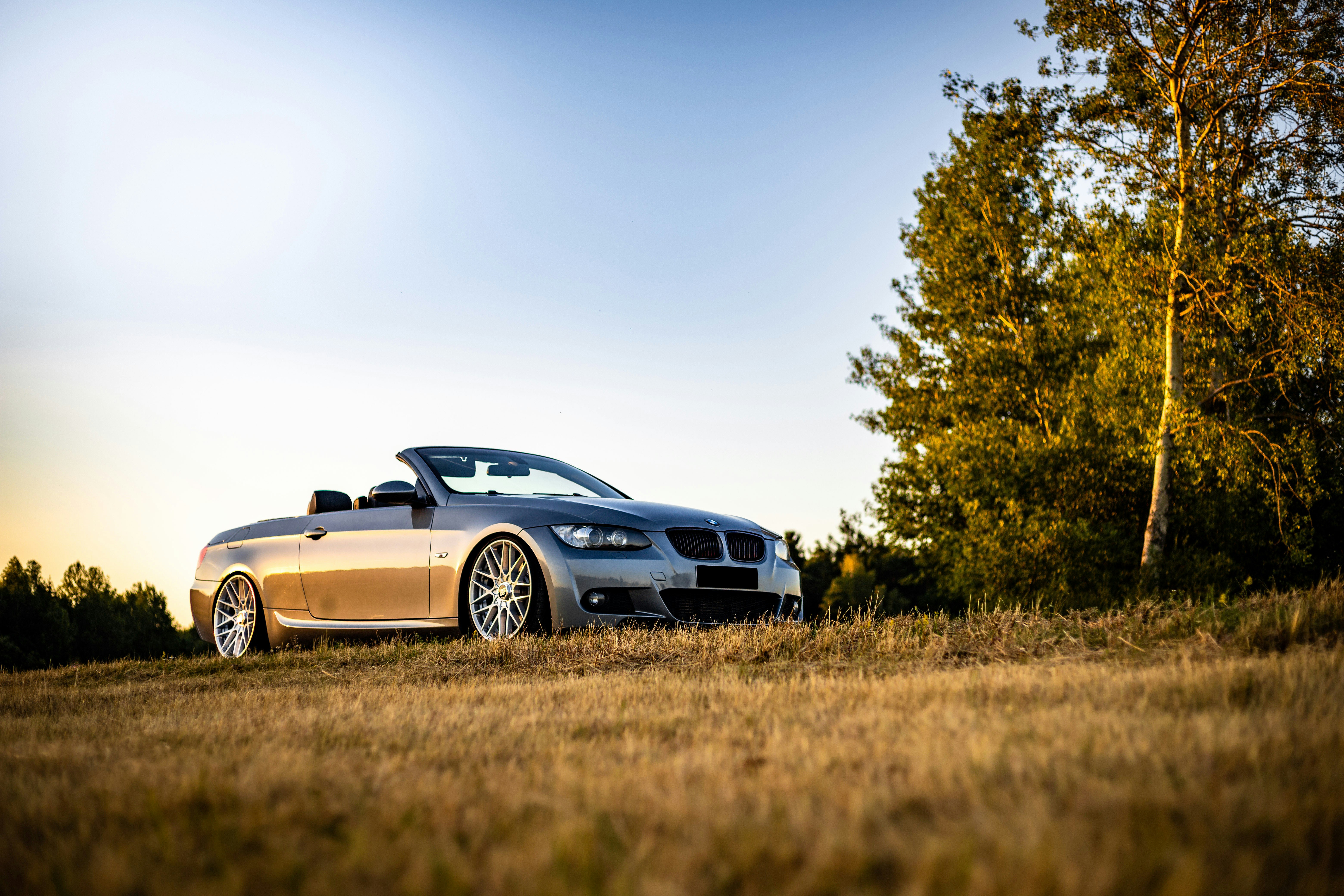BMW 330d in the sunset