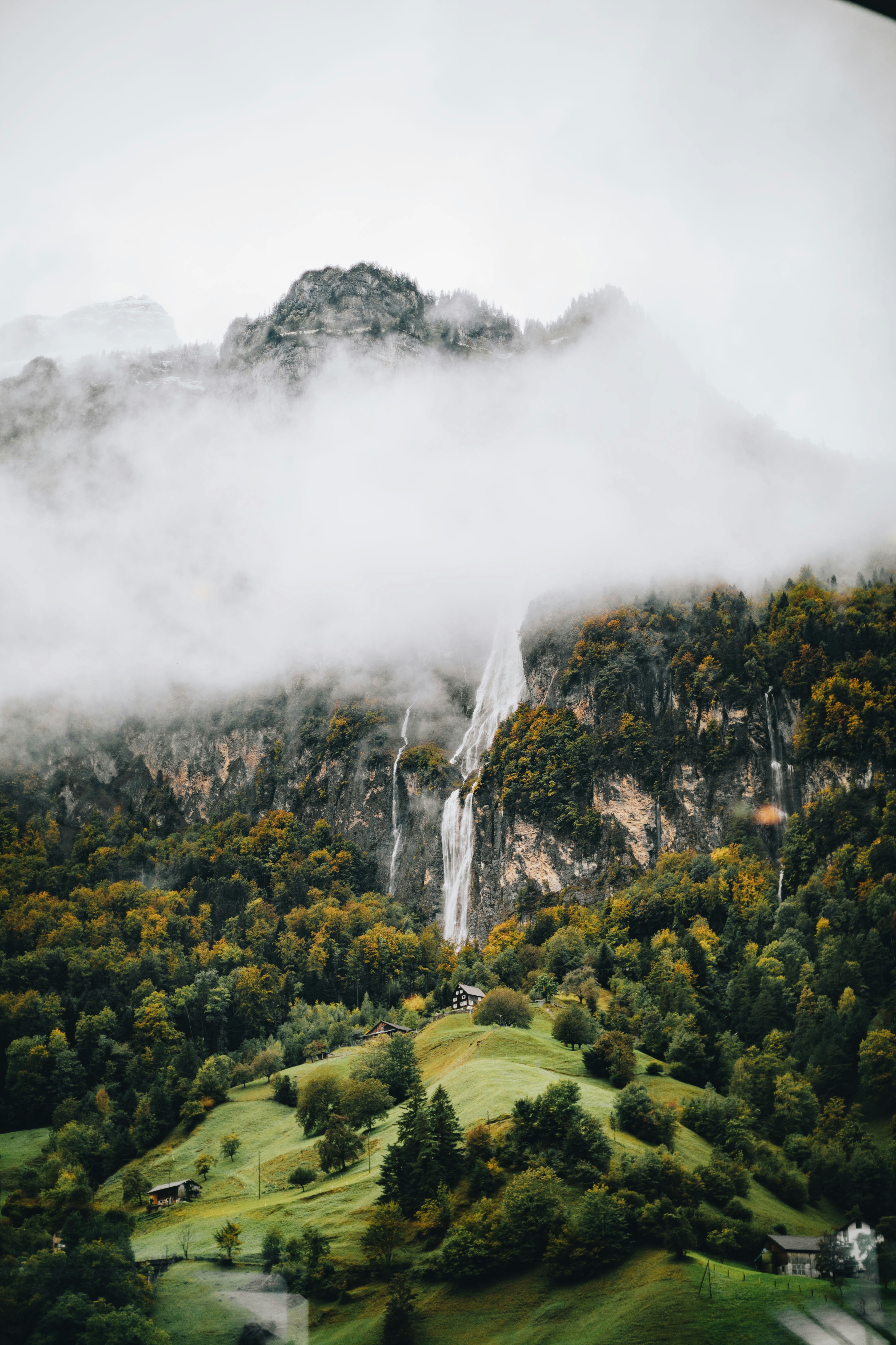 Green trees near waterfalls during daytime photo – Free ...