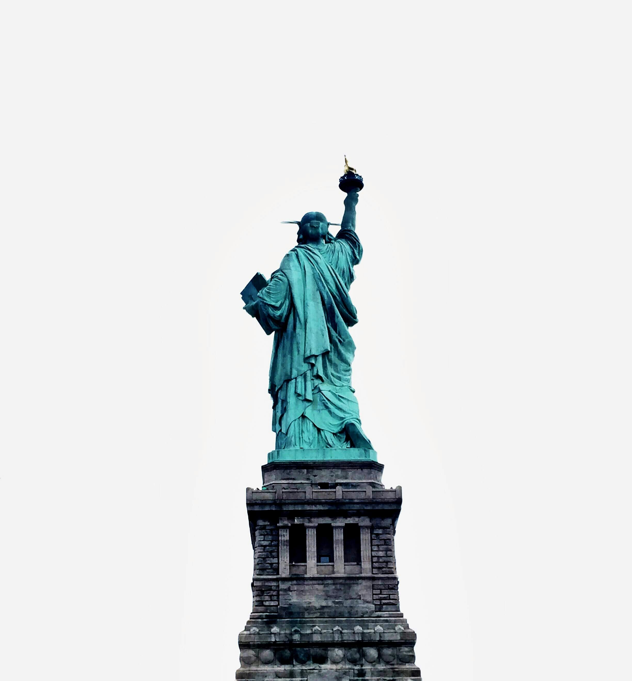 Patina Rising: Liberty on a Stark White Stage