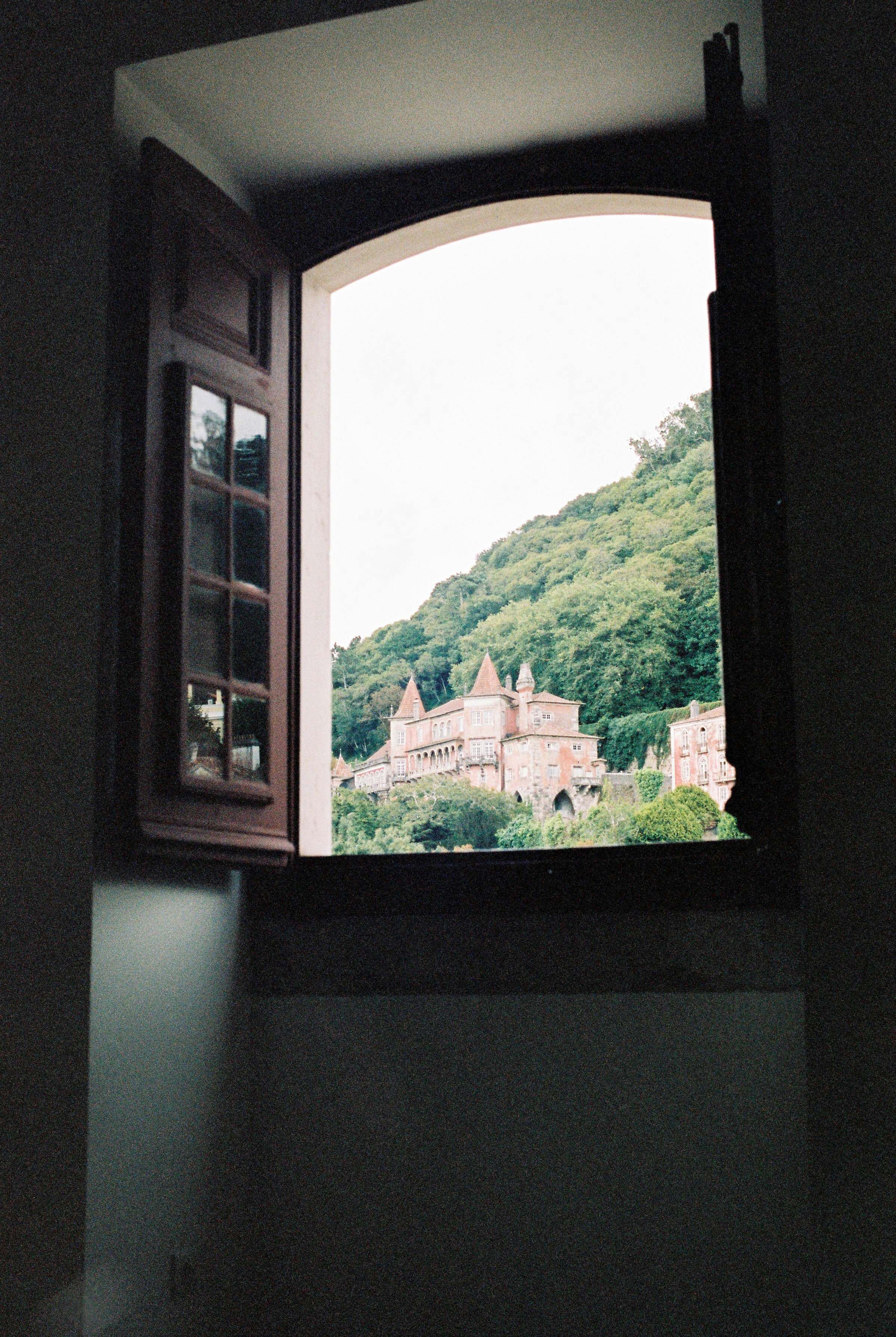 Window view in Sintra (Portugal)