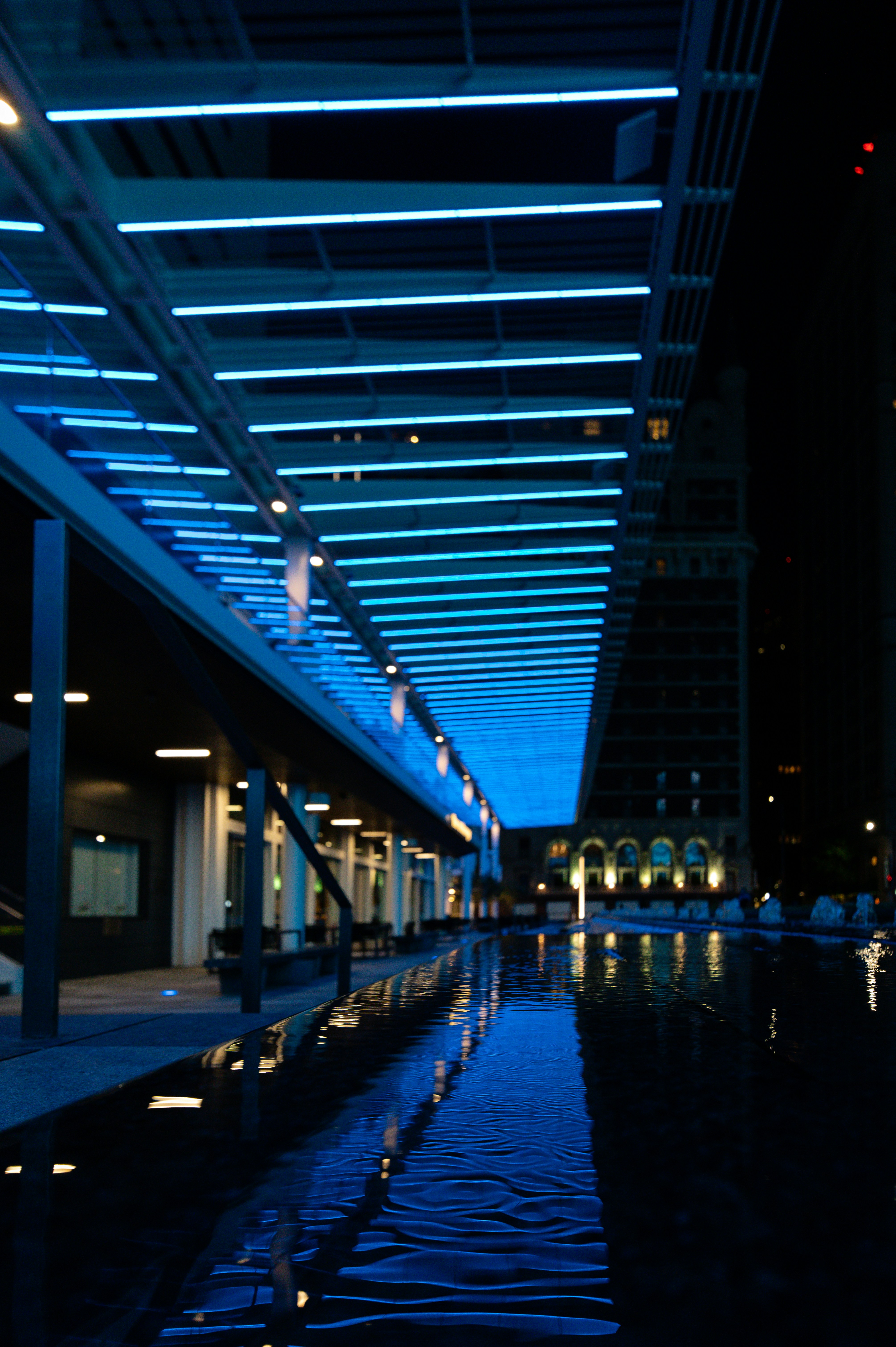 Blue and white lighted building photo – Free Lighting Image on Unsplash