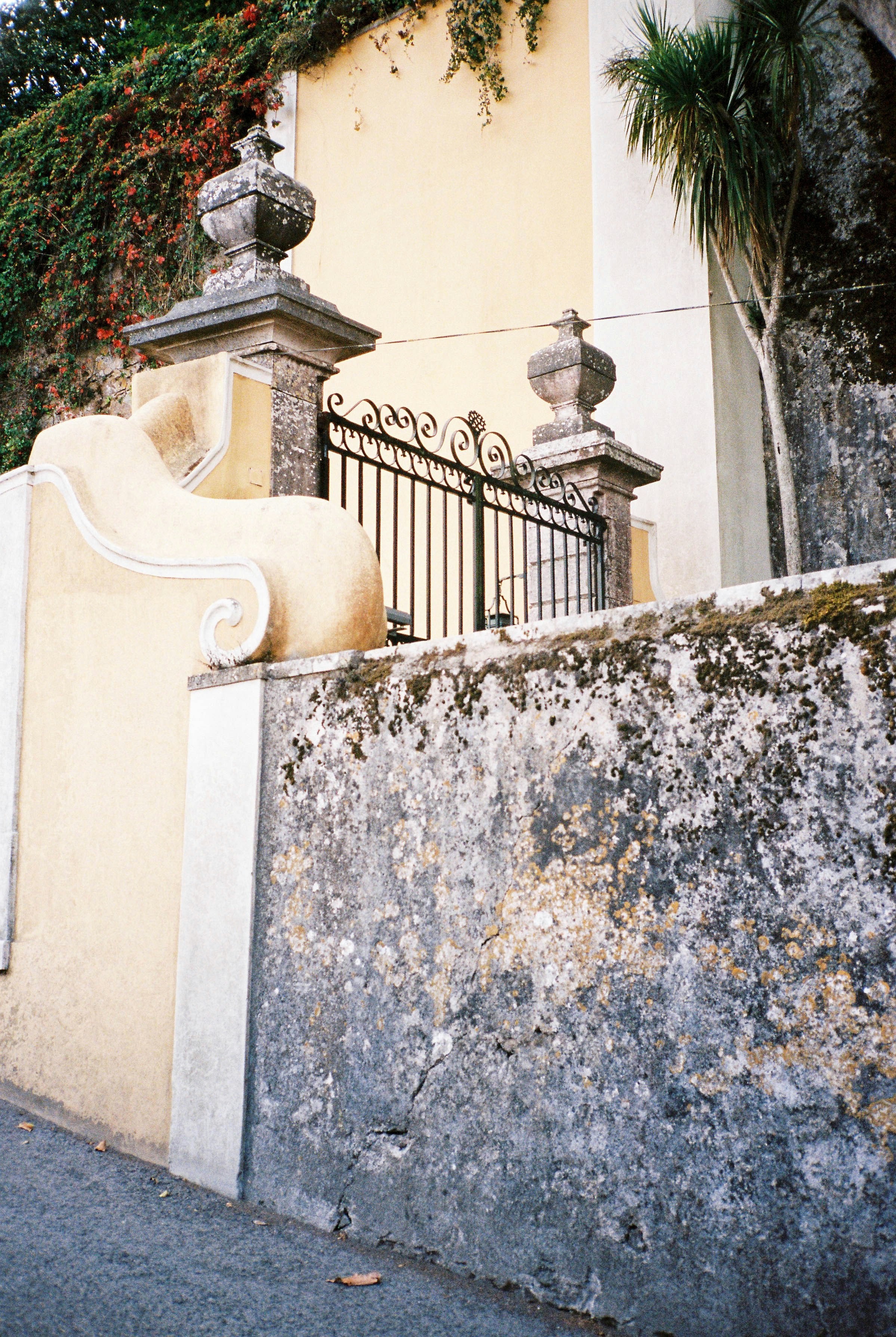Wall and gate in Sintra (Portugal)
