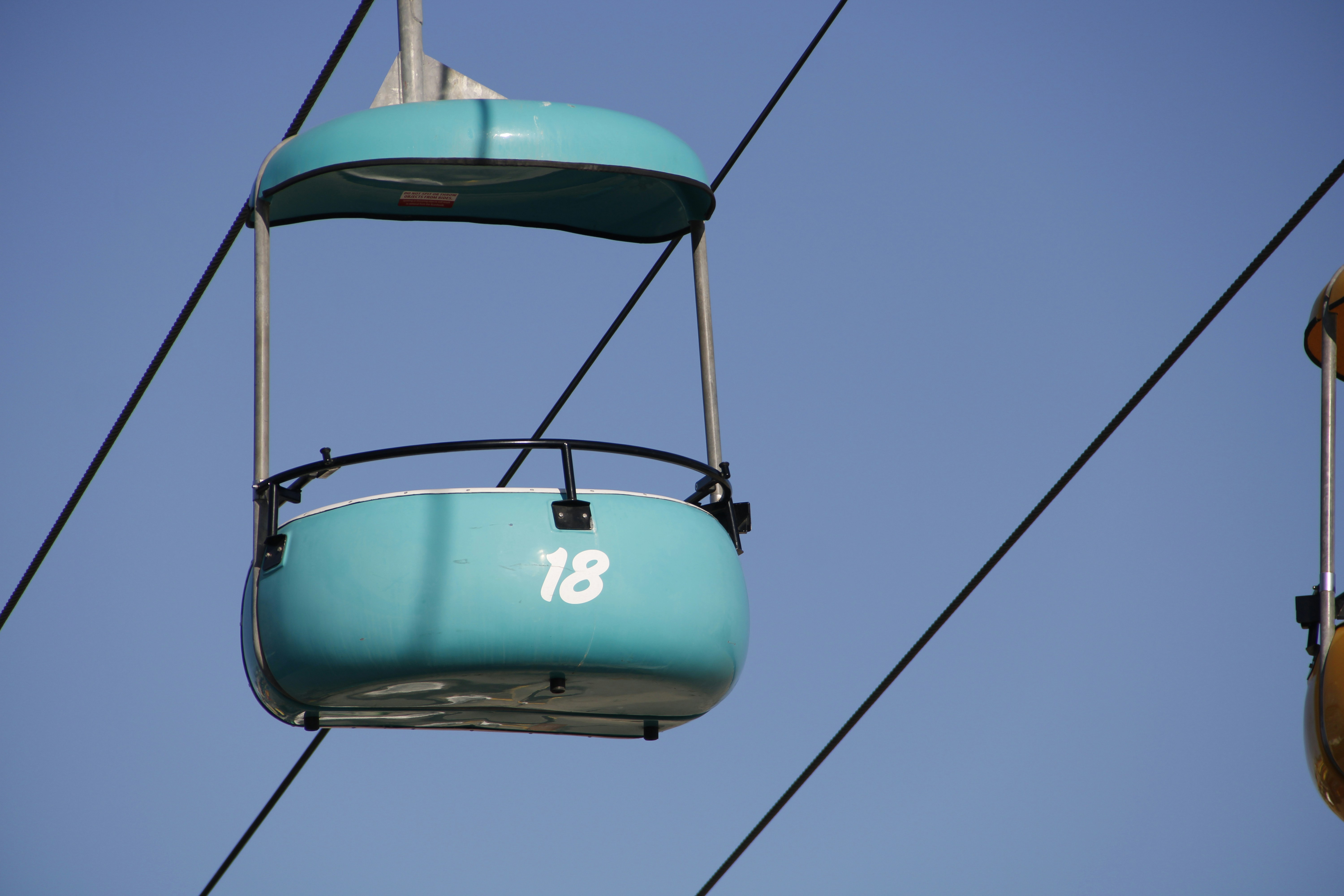 Blue and white cable car under blue sky during daytime photo – Free Fun ...