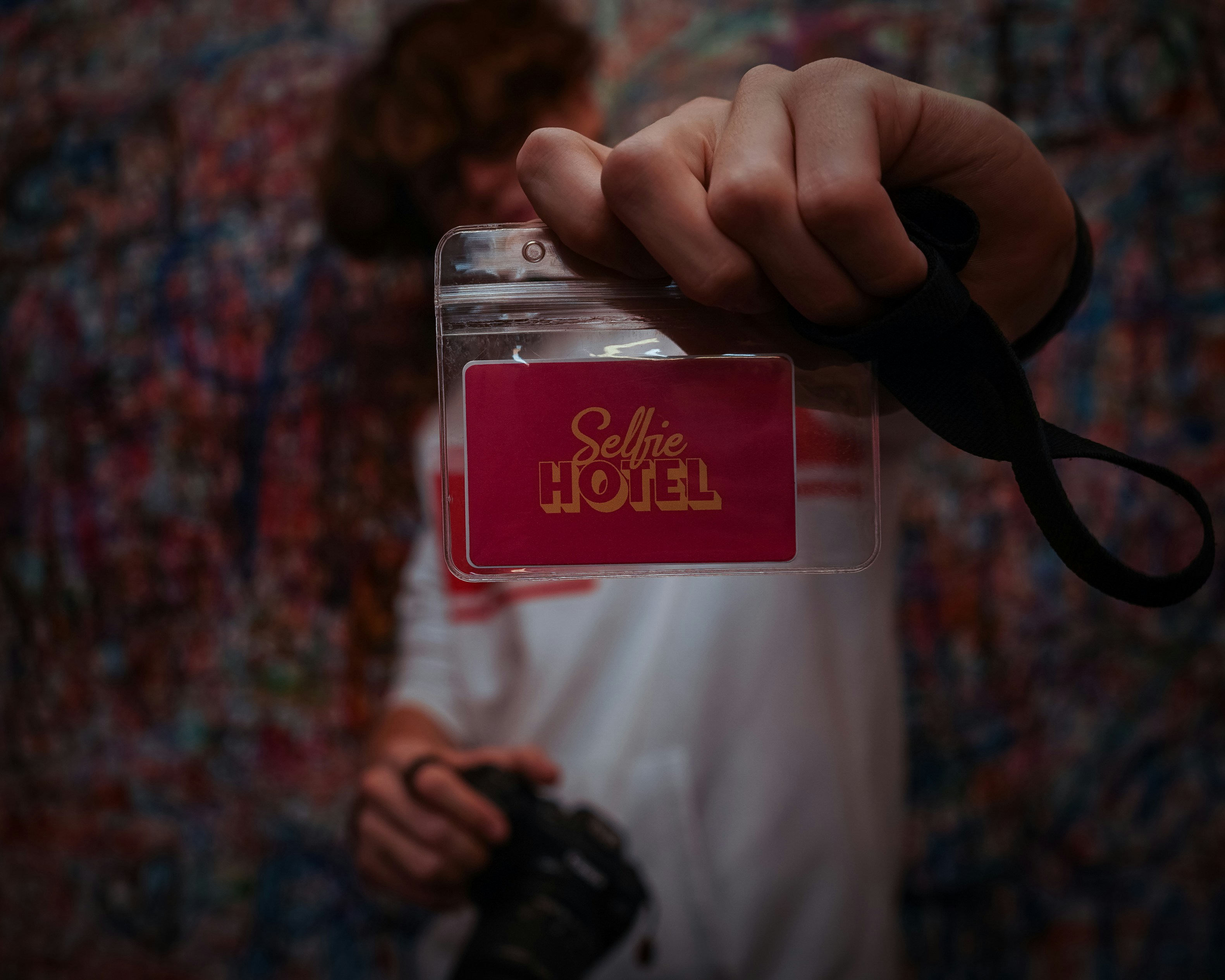 Badge in Hand: A Glimpse into a Hidden Identity
