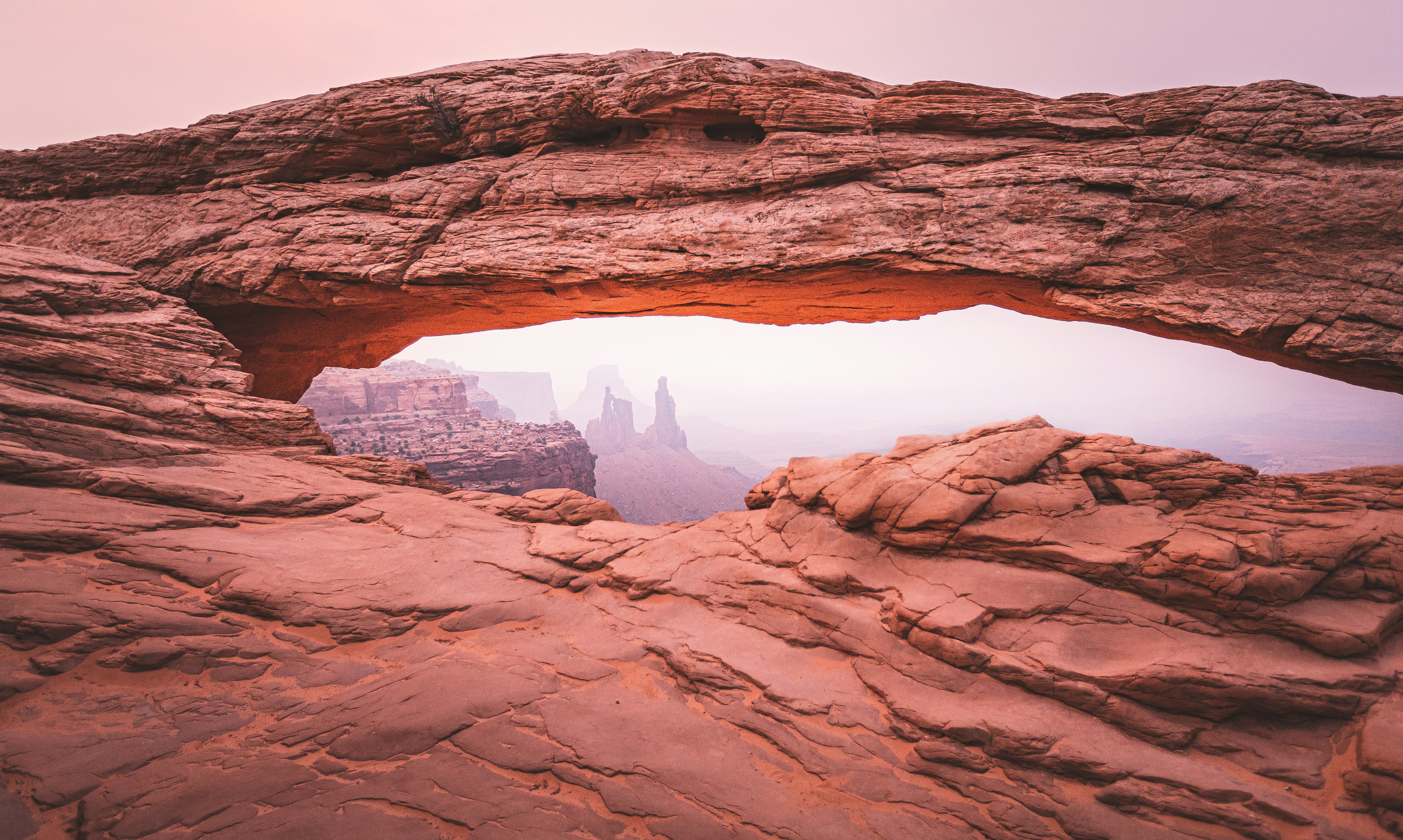 Nature's Framed Vista: A Portal to the Majestic