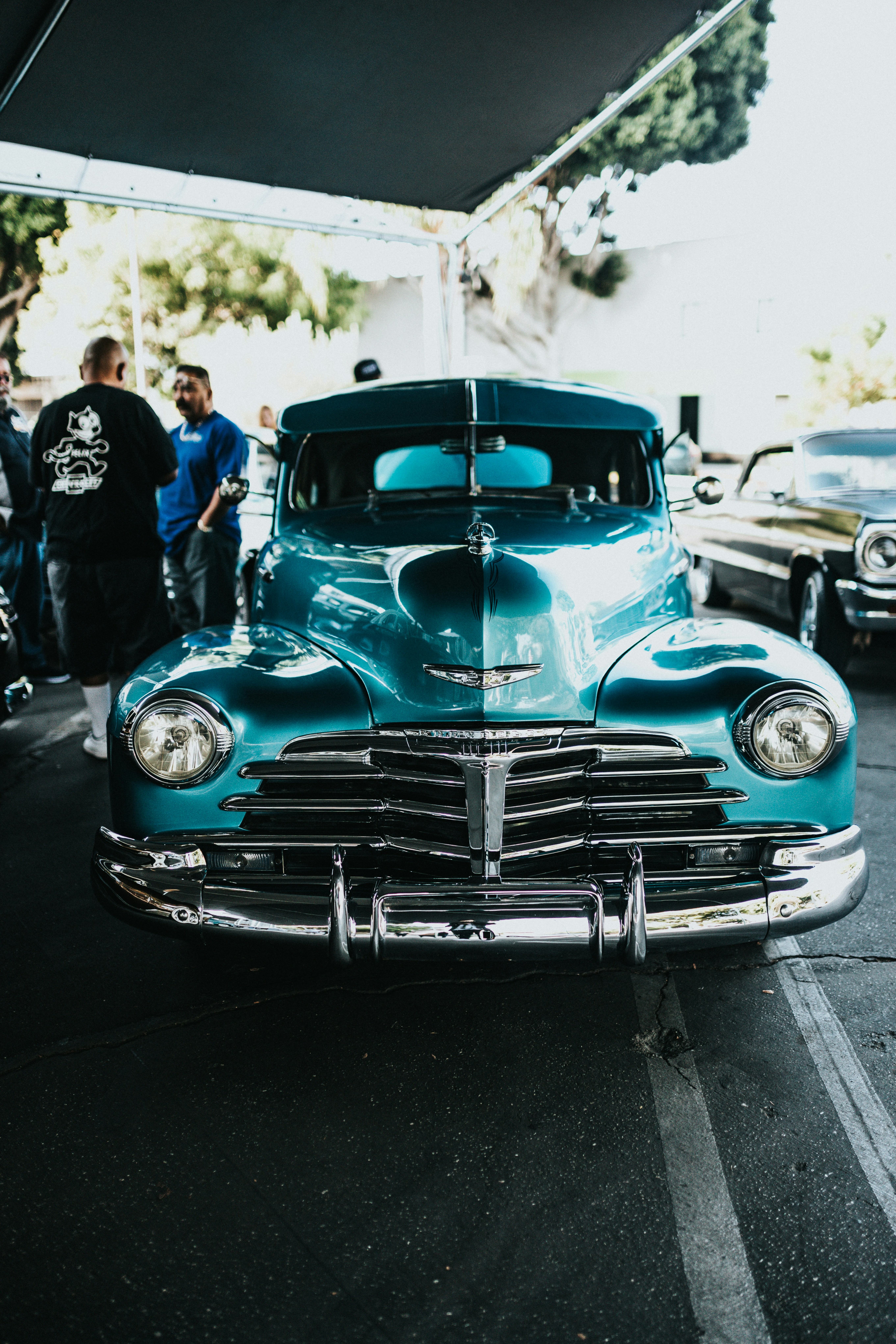 Blue Lowrider Cars Wallpaper