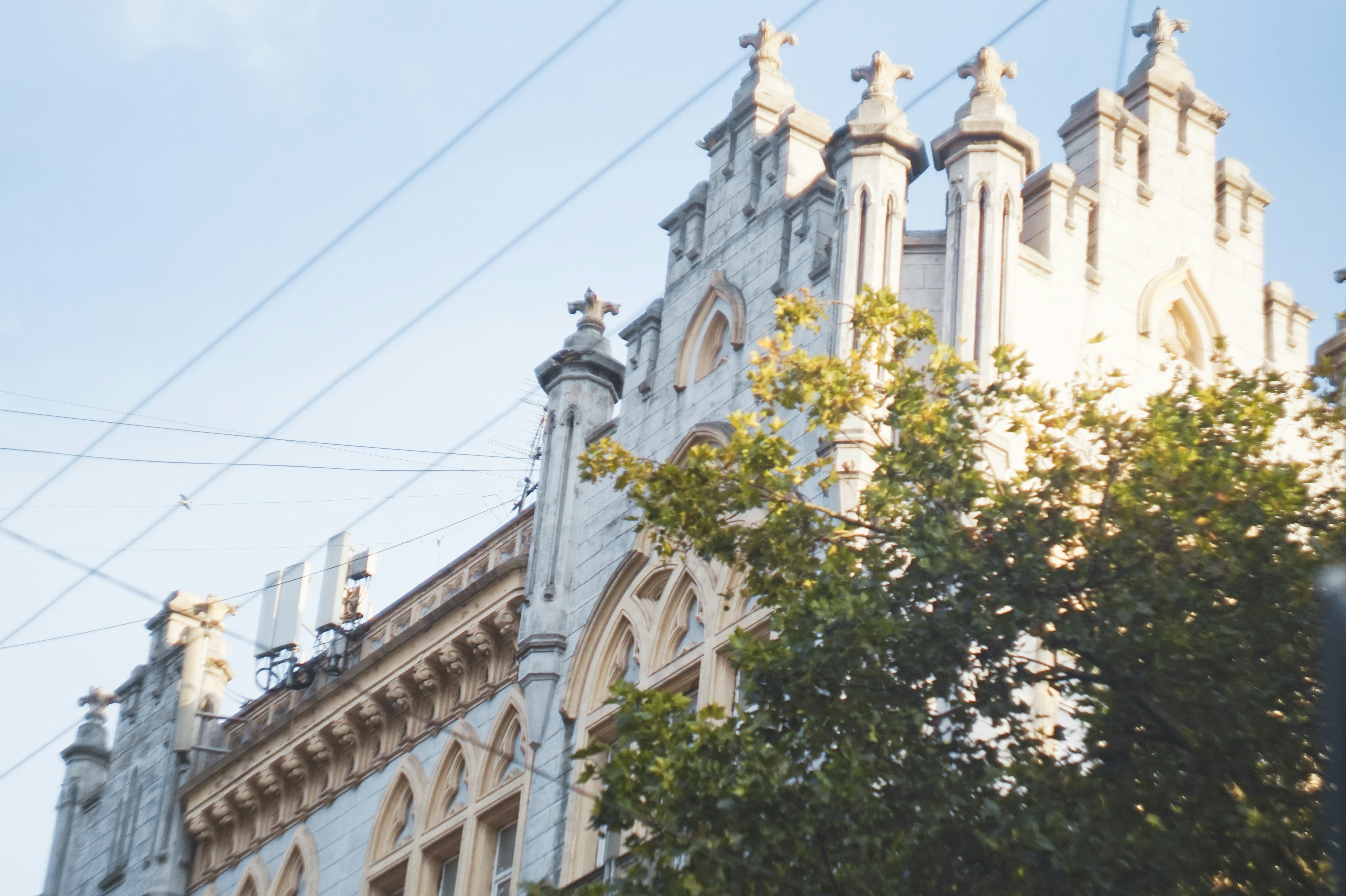 Crisscrossed Sky, Pale Gothic Facade